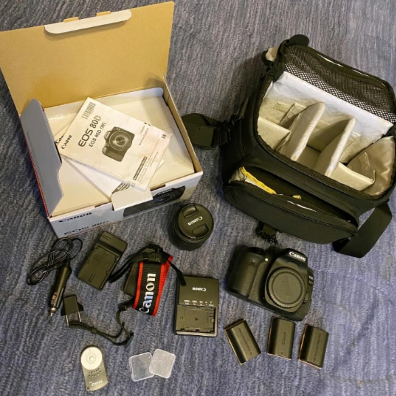 Canon EOS 80D DSLR Camera Bundle Canon EOS 80D DSLR... - Depop