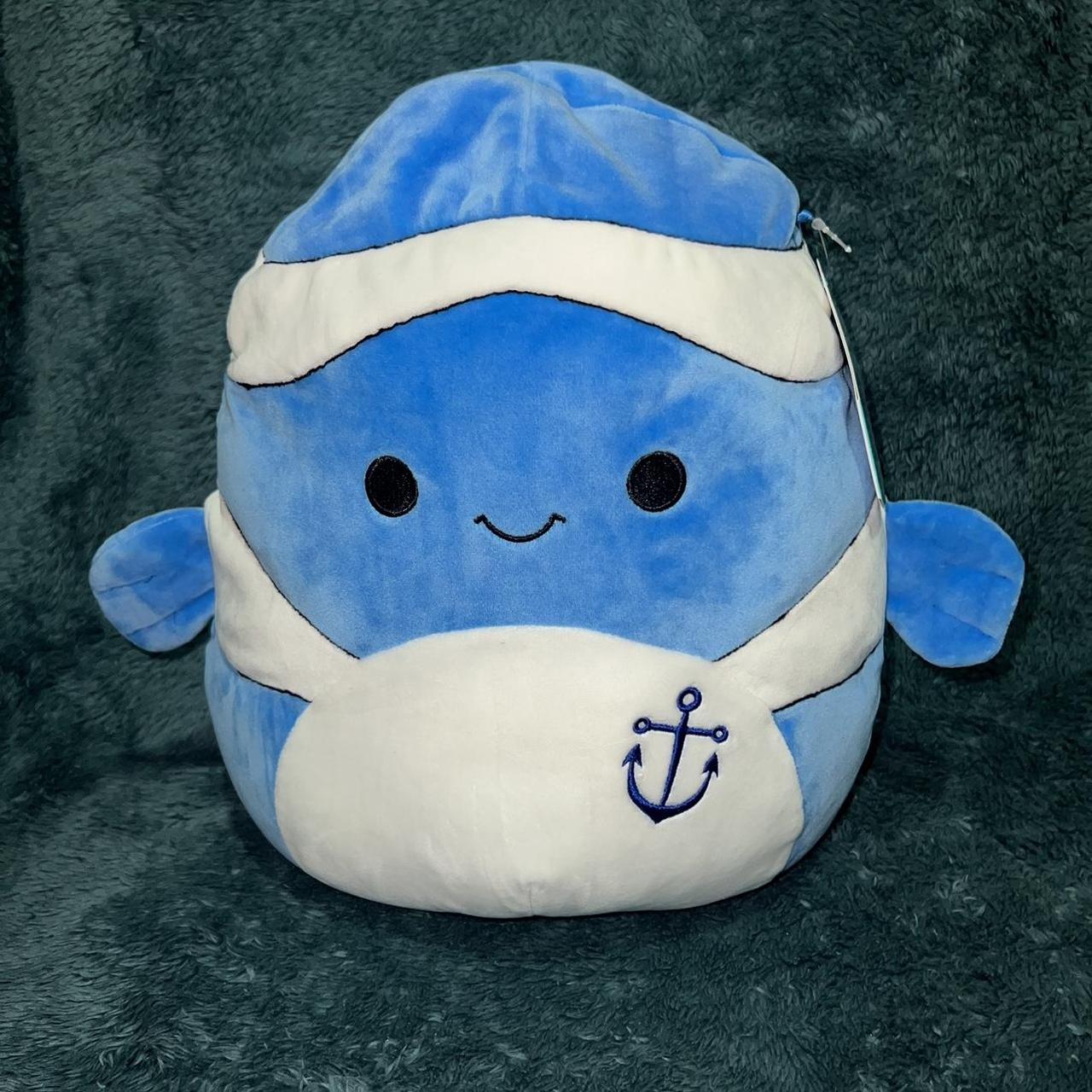 Squishmallow 12” Ricky The Clownfish Blue BNWT DM... - Depop