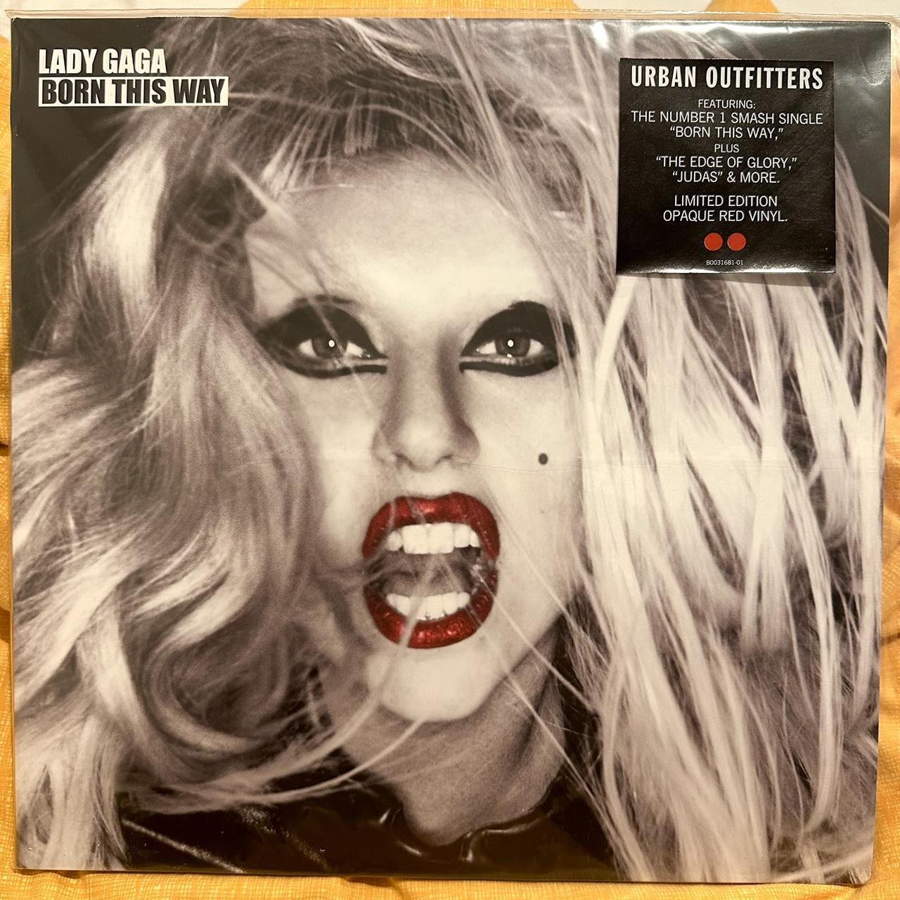 Lady Gaga Born This Way Red vinyl urban outfitters... - Depop