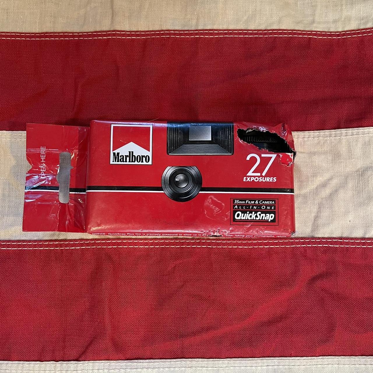 Vintage 80’s/ 90’s Marlboro disposable camera. Still... - Depop