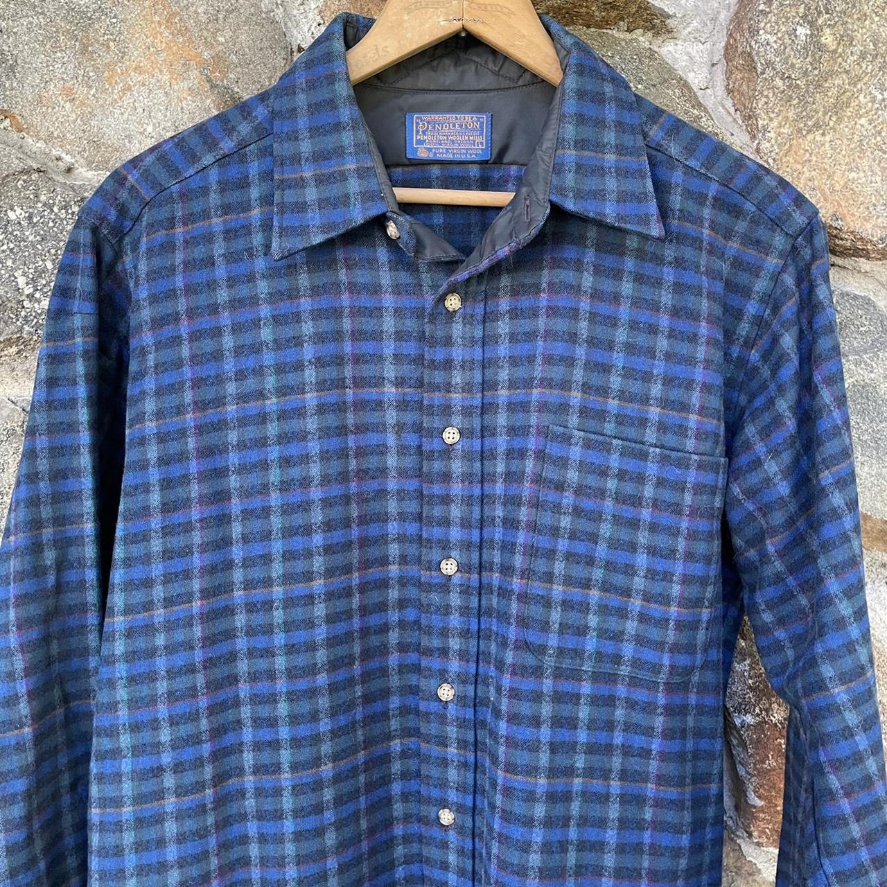 Vintage 80’s Pendleton flannel. Great colors, good... - Depop