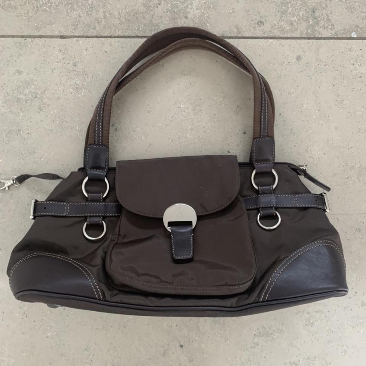 vintage brown bogner bag Size M #bogner tasche - Depop