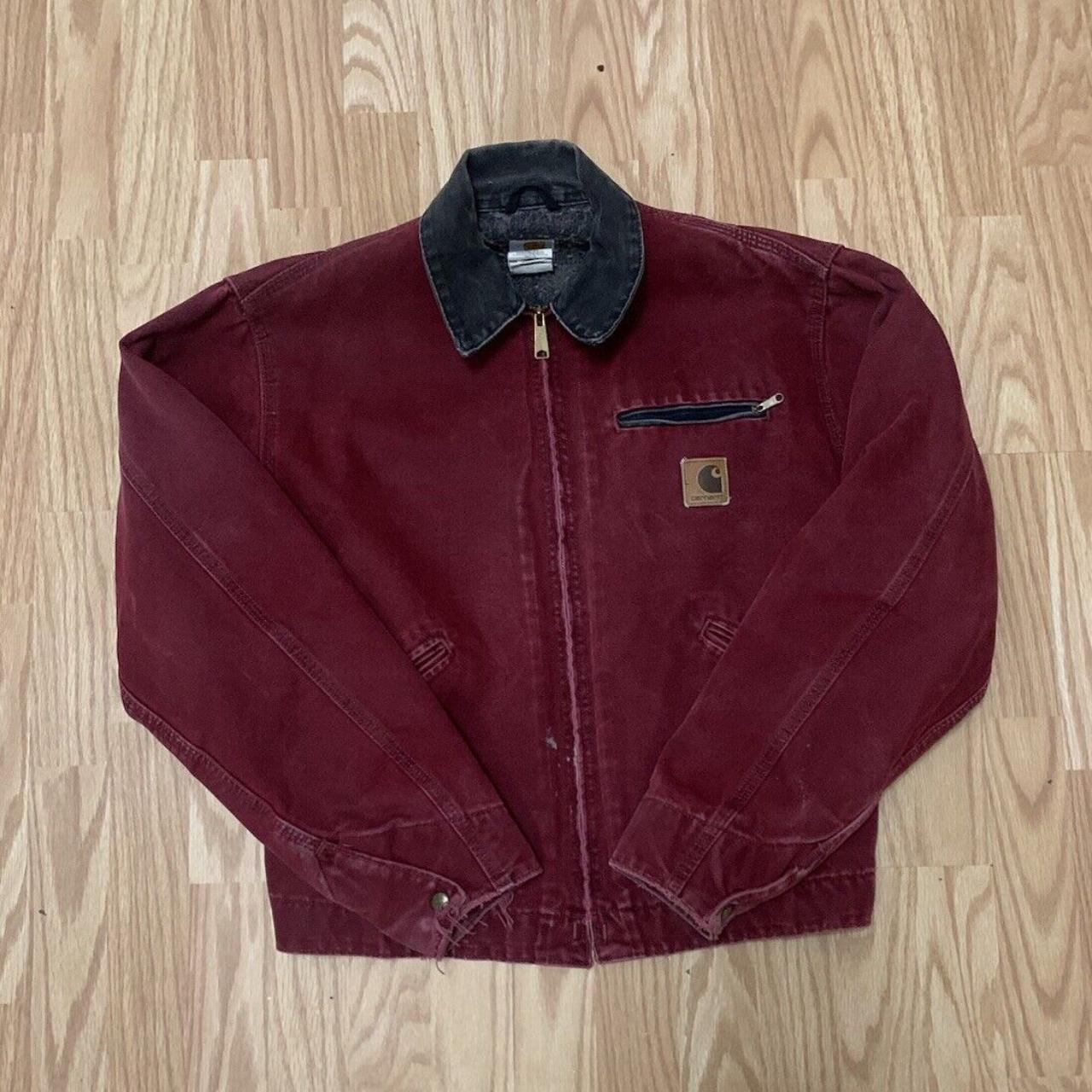 Vintage J97 CRI Crimson Rare Carhartt M Detroit... - Depop