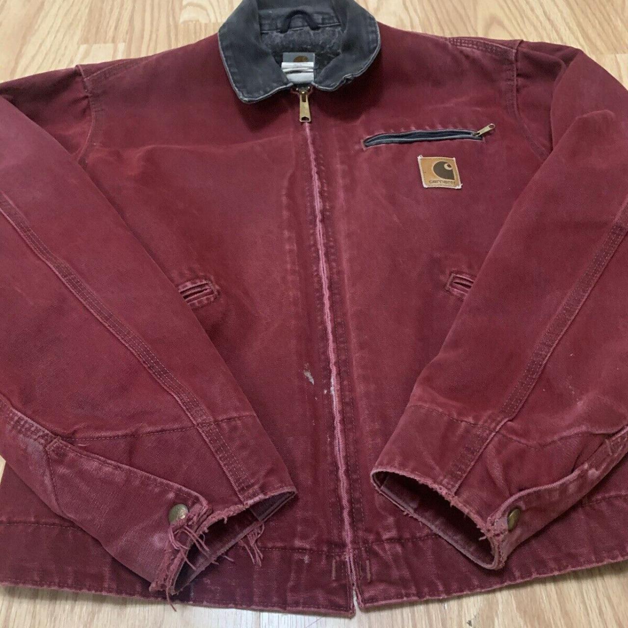 Vintage J97 CRI Crimson Rare Carhartt M Detroit... - Depop