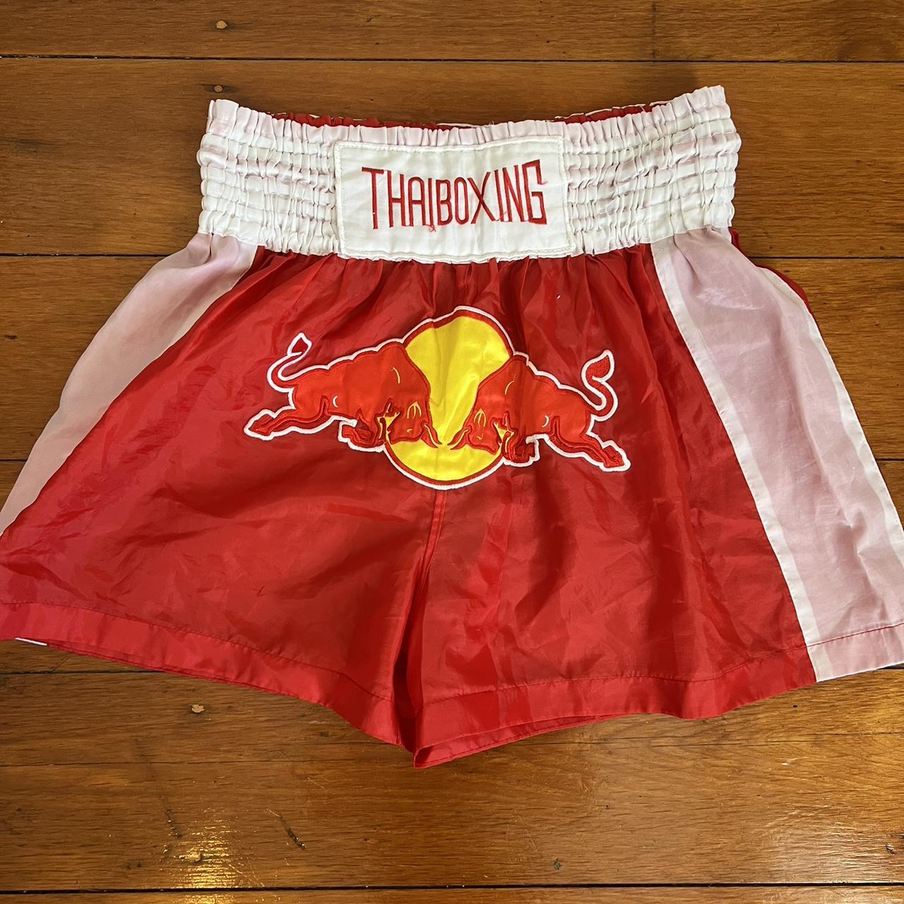Red Bull Thai Boxing pants Size Small #redbull - Depop