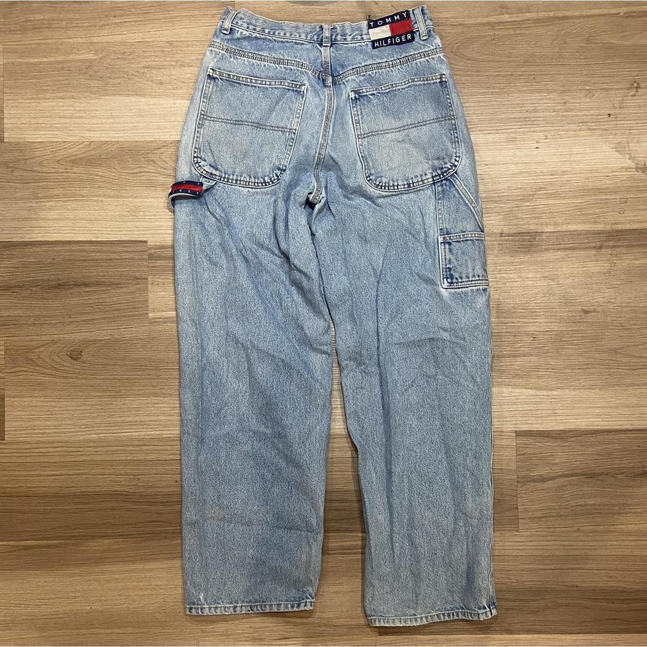Vintage Tommy Hilfiger carpenter jeans with perfect... - Depop