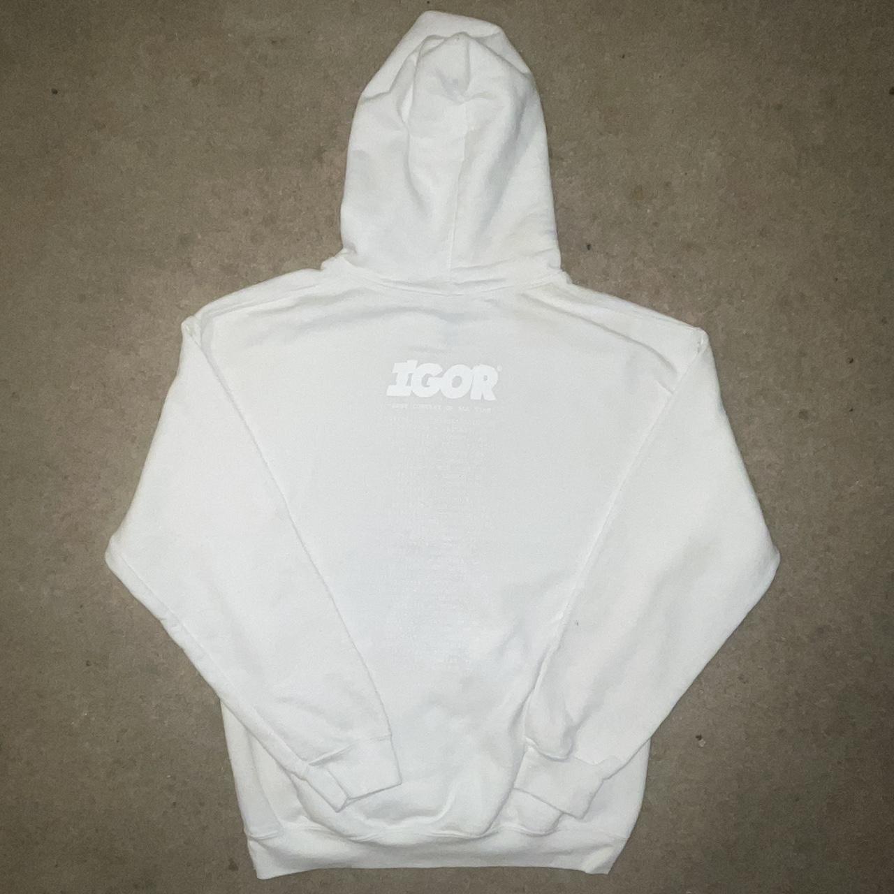 Golf wang white igor tour puppet hoodie Tyler the... - Depop