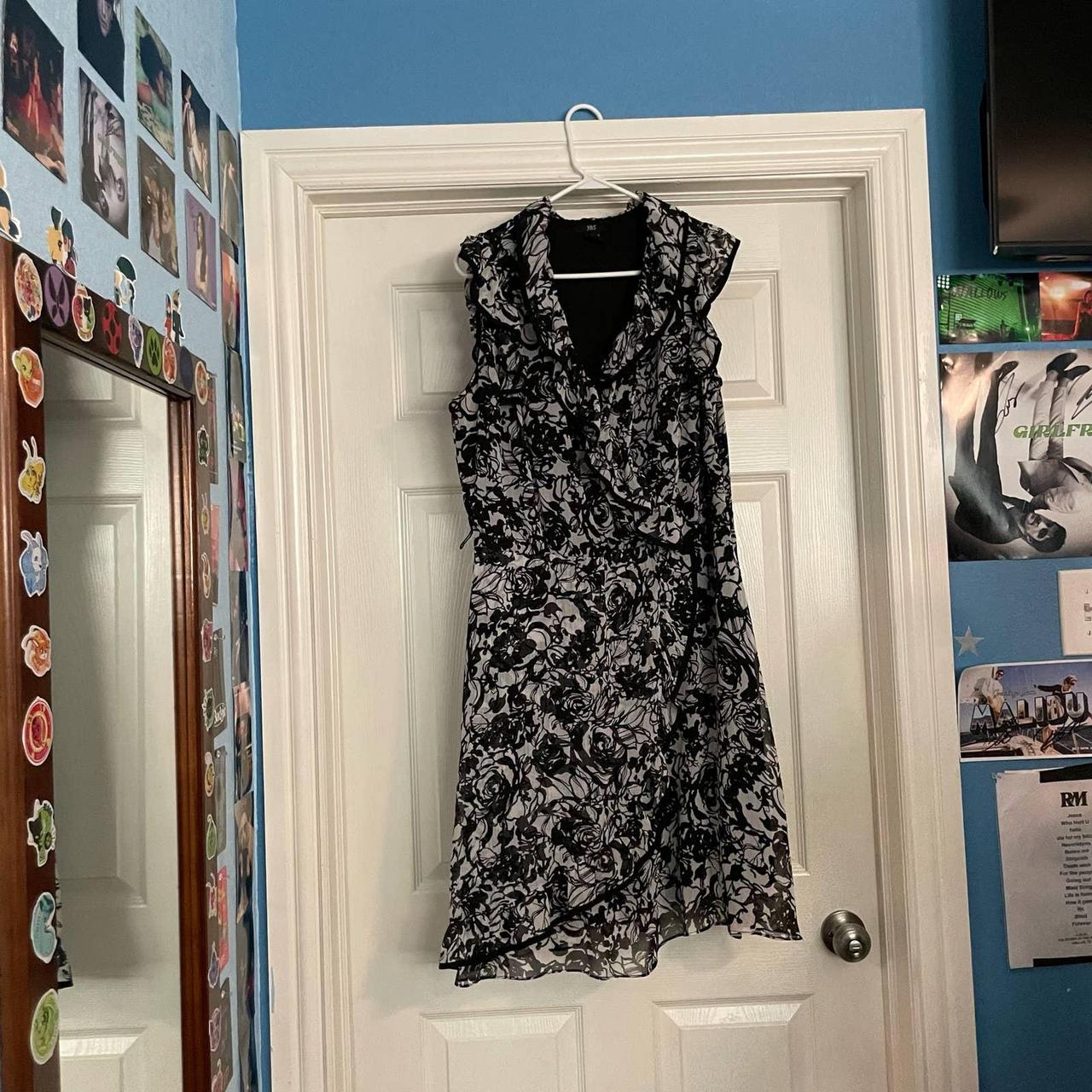 JBS floral dress in size 18 ABOUT THE ITEM: White... - Depop