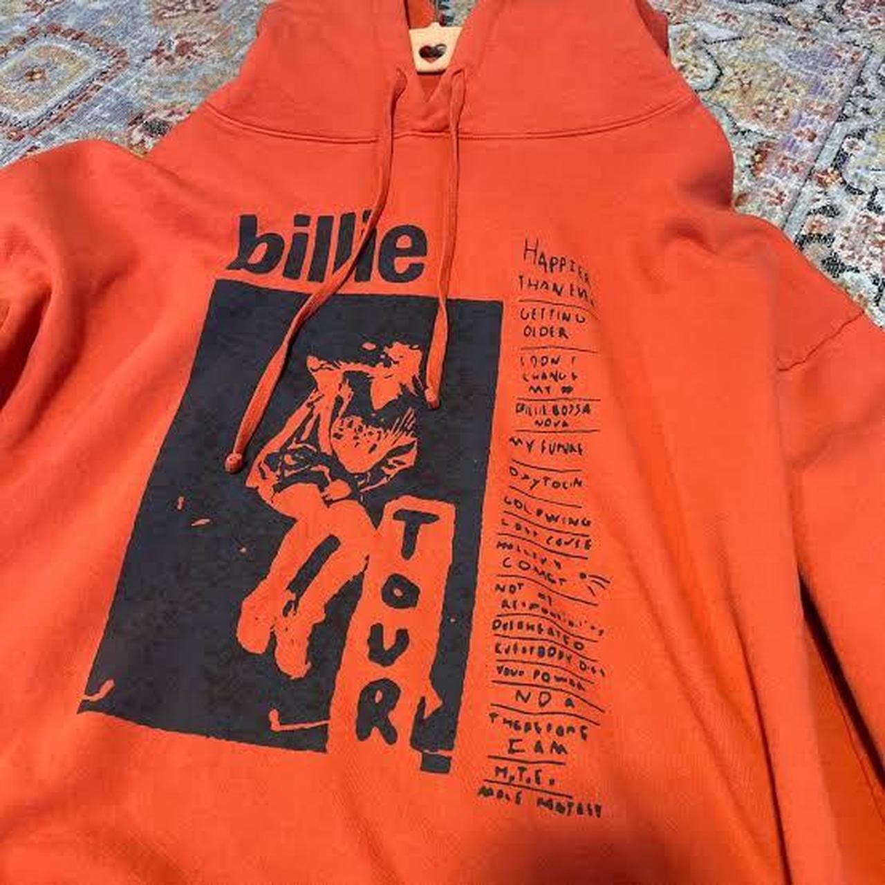 BILLIE EILISH - GET INVOLVED TOUR HOODIE - so so... - Depop BILLIE EILISH - GET INVOLVED TOUR HOODIE - so so... - Depop