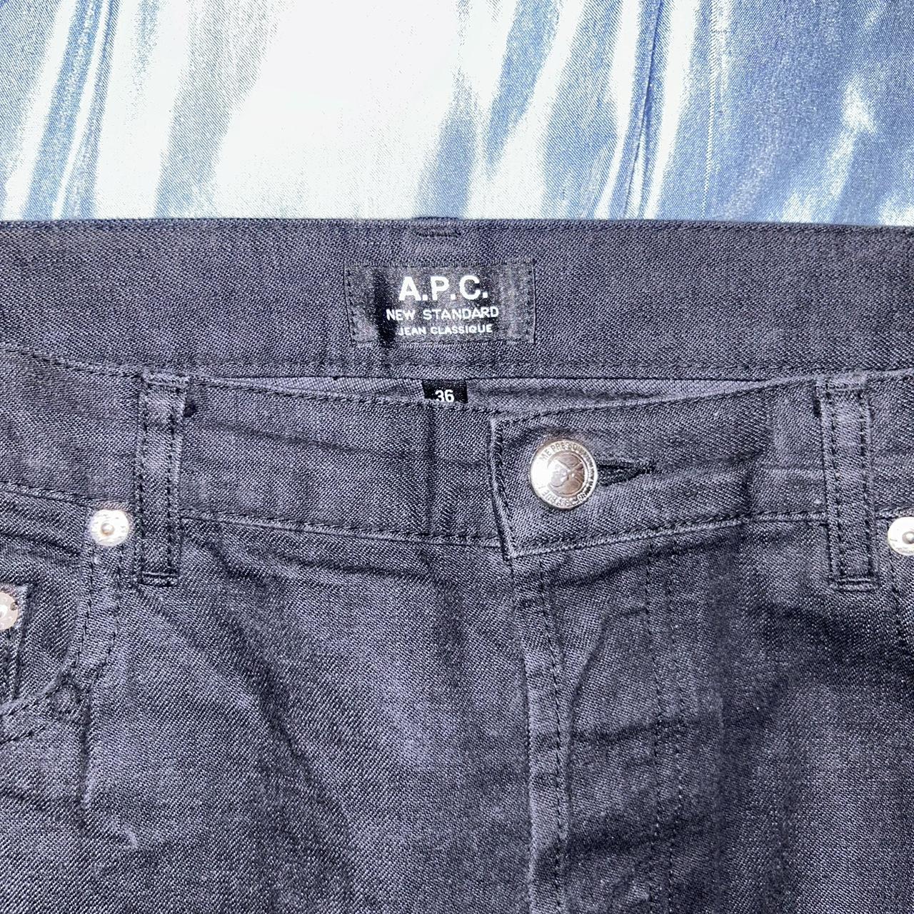 Black APC denim new standard worn few times 8/10... - Depop