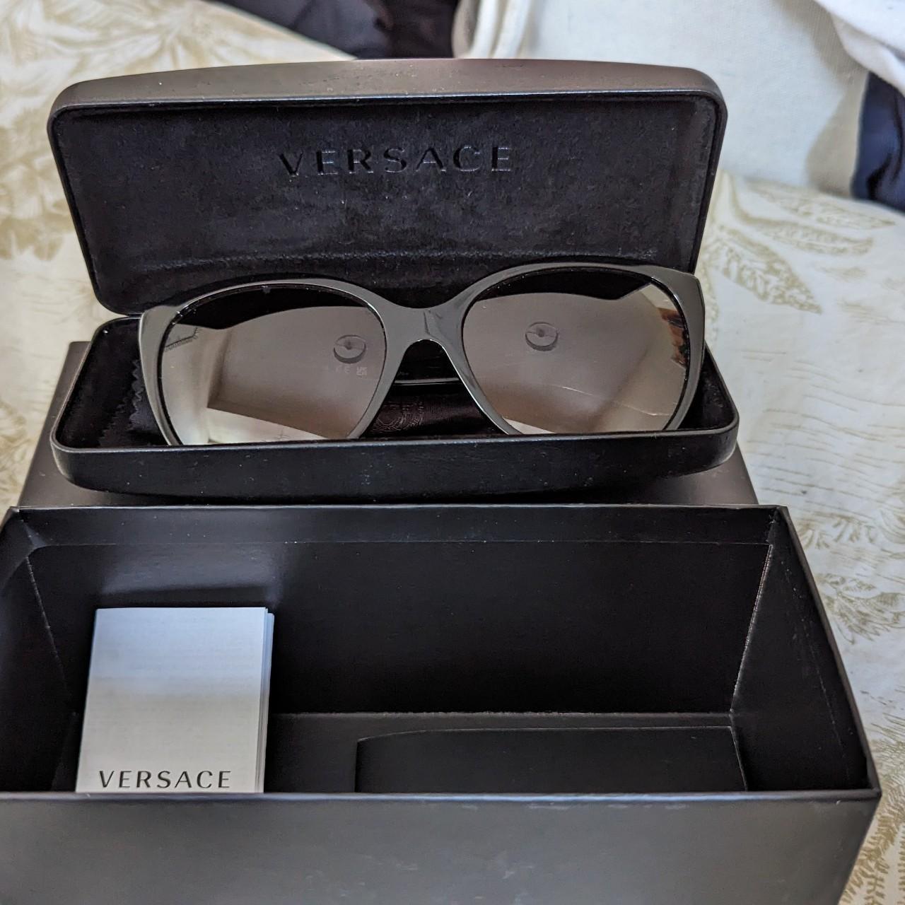 Versace sunglasses, never worn with case and... - Depop