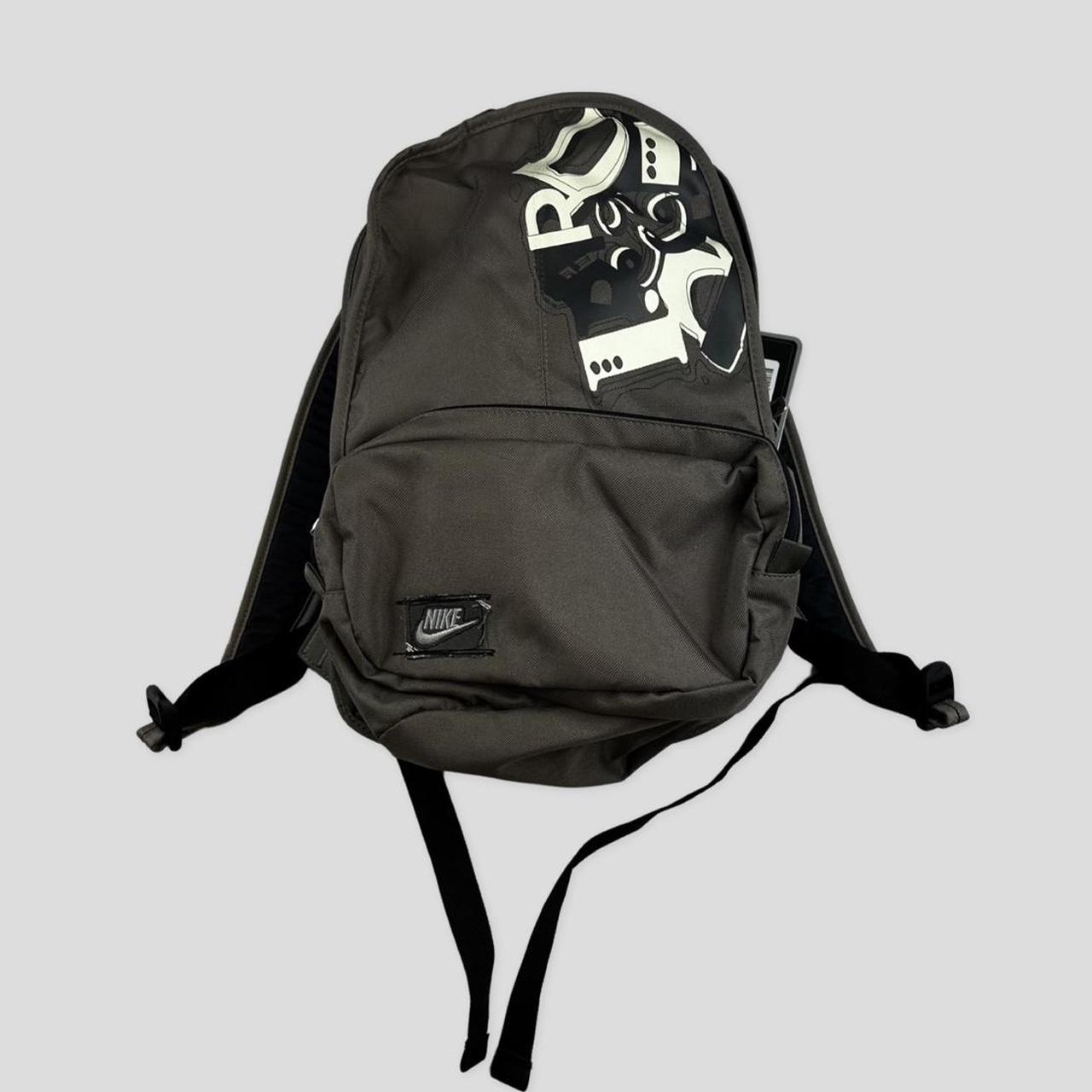 Vintage Nike beige / brown rucksack backpack brand... - Depop