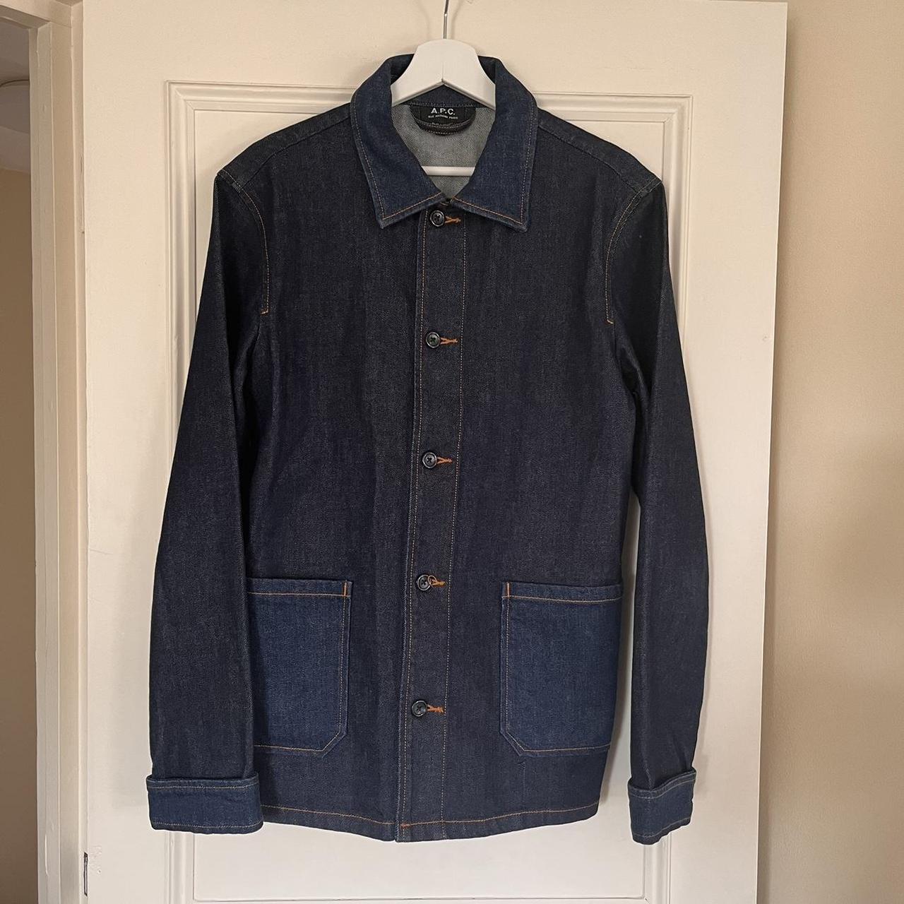 APC jacket Denim Chore Jacket Medium Immaculate... - Depop