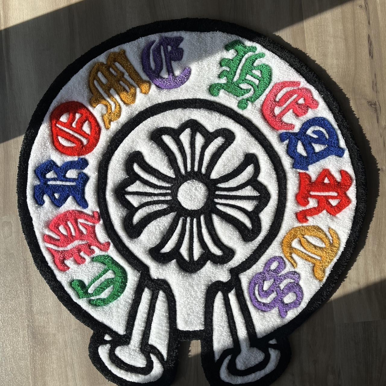 Custom Color Chrome Hearts Rug 🎨 Dimensions (2ft... | Depop