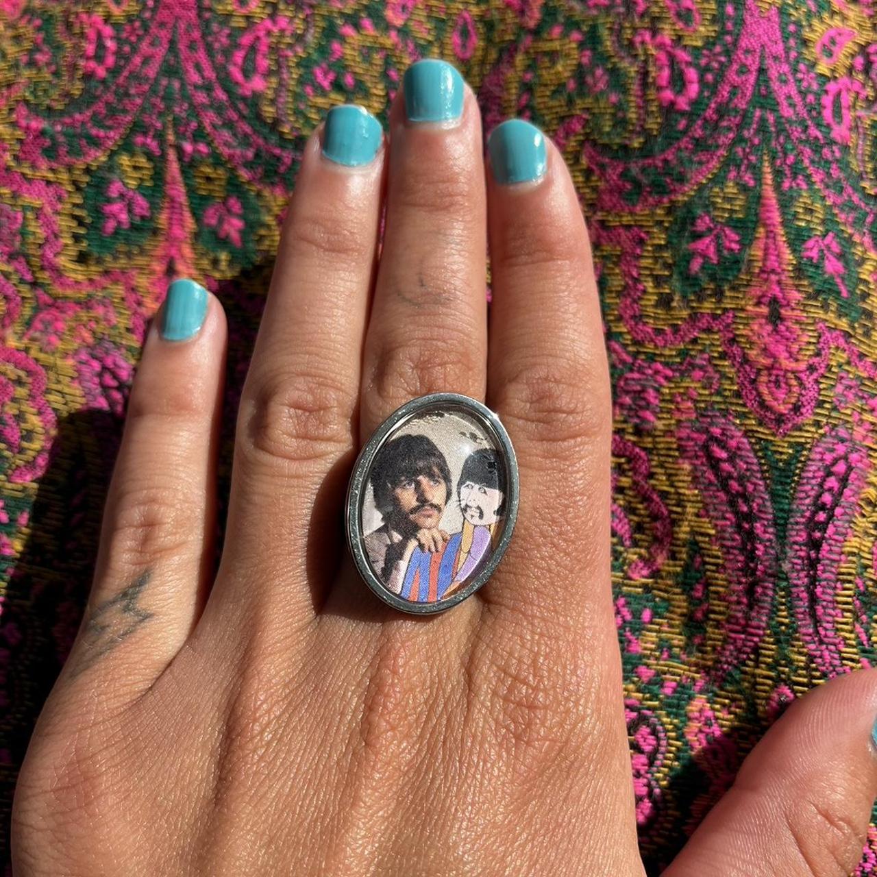 🪲 Ringo Starr ring 🪲 handmade by me using a... - Depop
