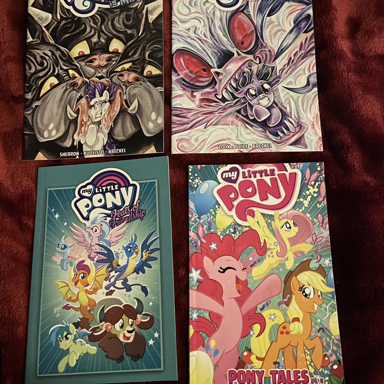 My Little Pony (MLP) lot of 2 books and 2 comics... - Depop