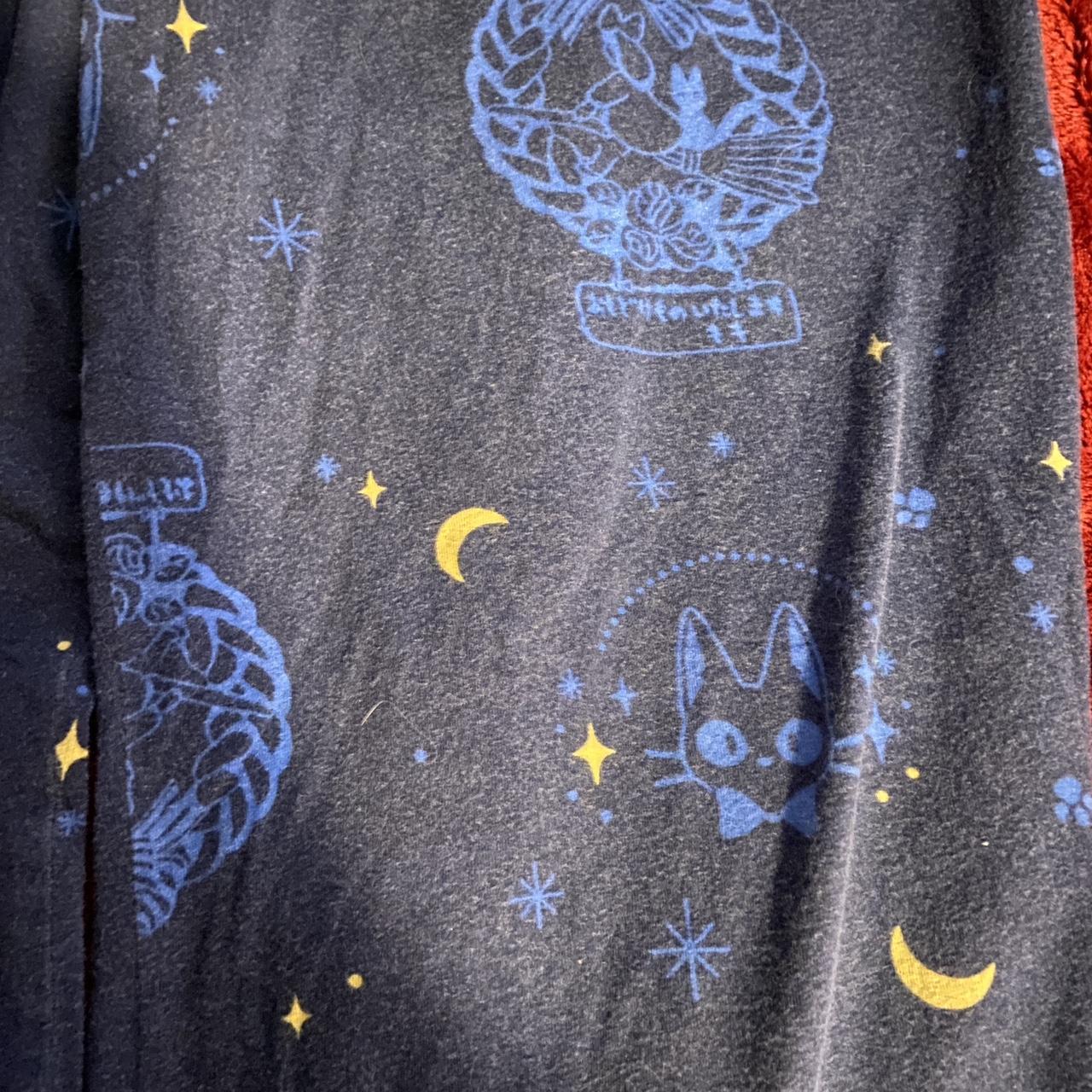 Hot Topic Men's Navy and Blue Pajamas | Depop