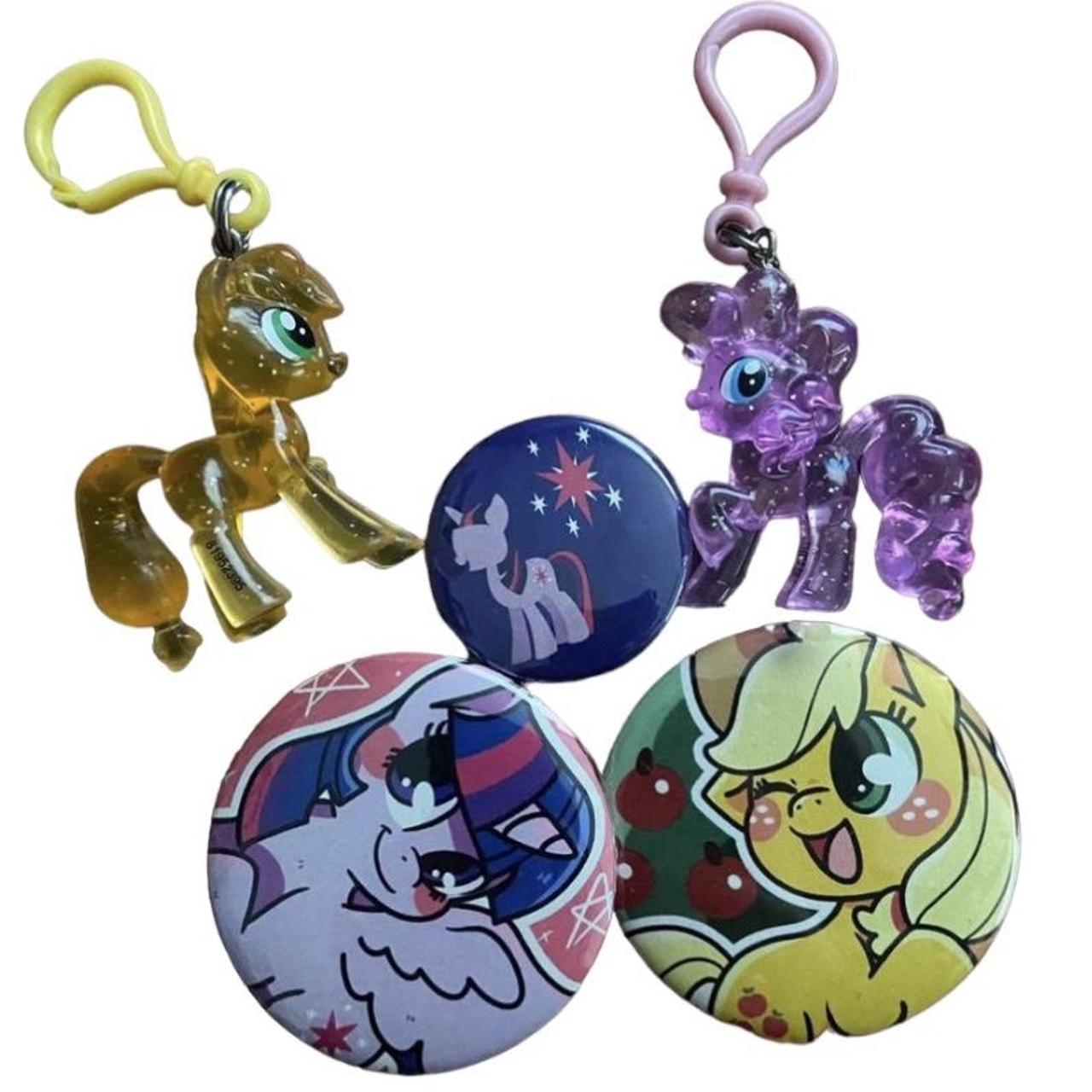 MLP Mini Lot (3 pins and 2 pony keychains) #mlp... - Depop