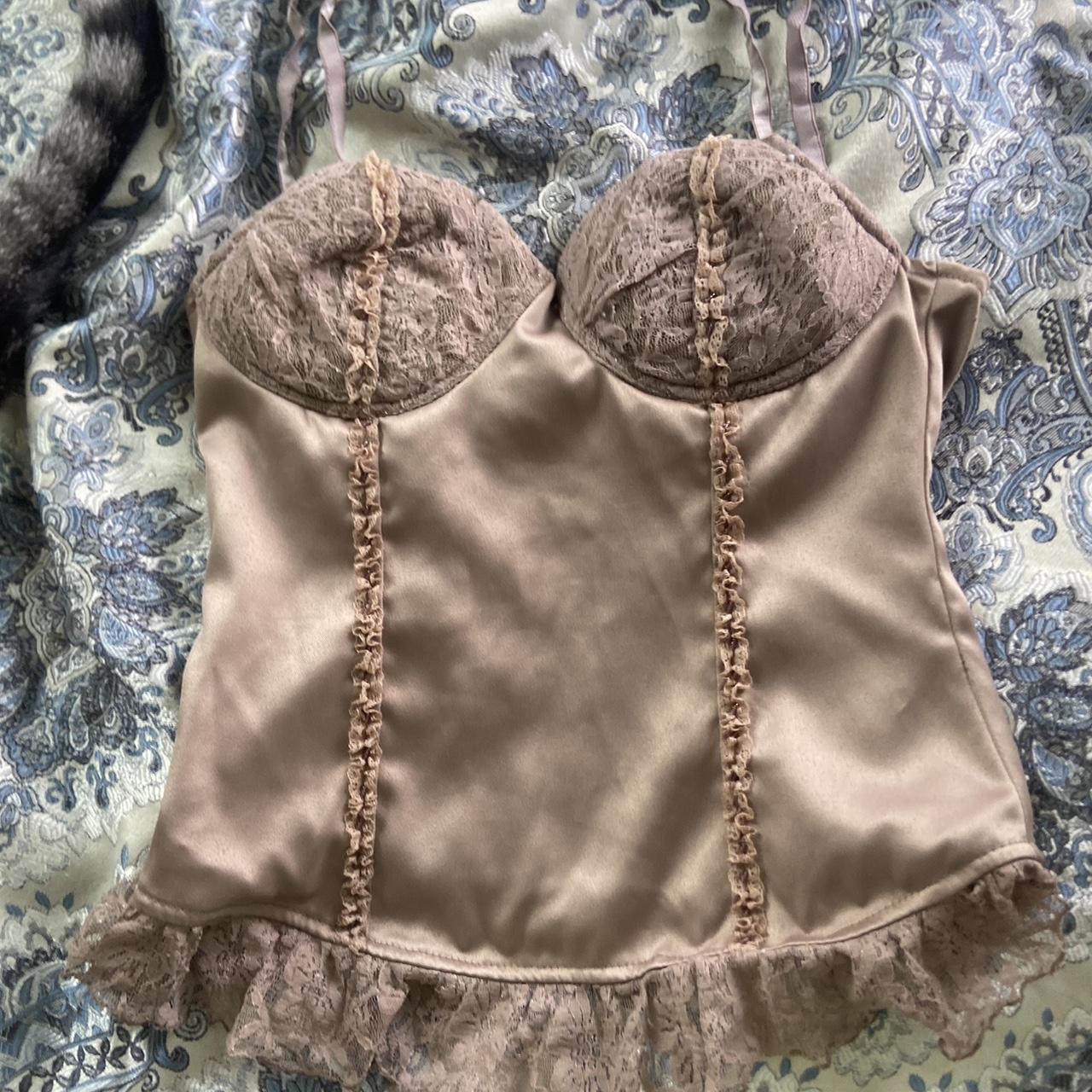 vintage bustier corset top