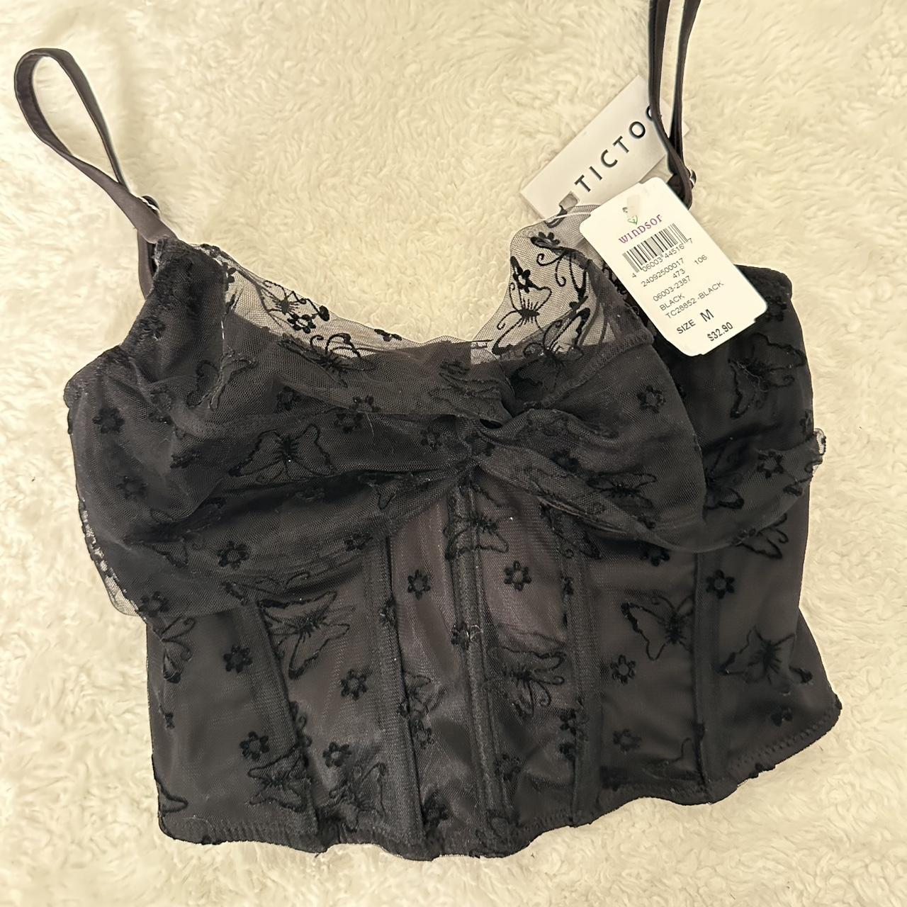 Windsor corset-like top. This top is very cute with... | Depop