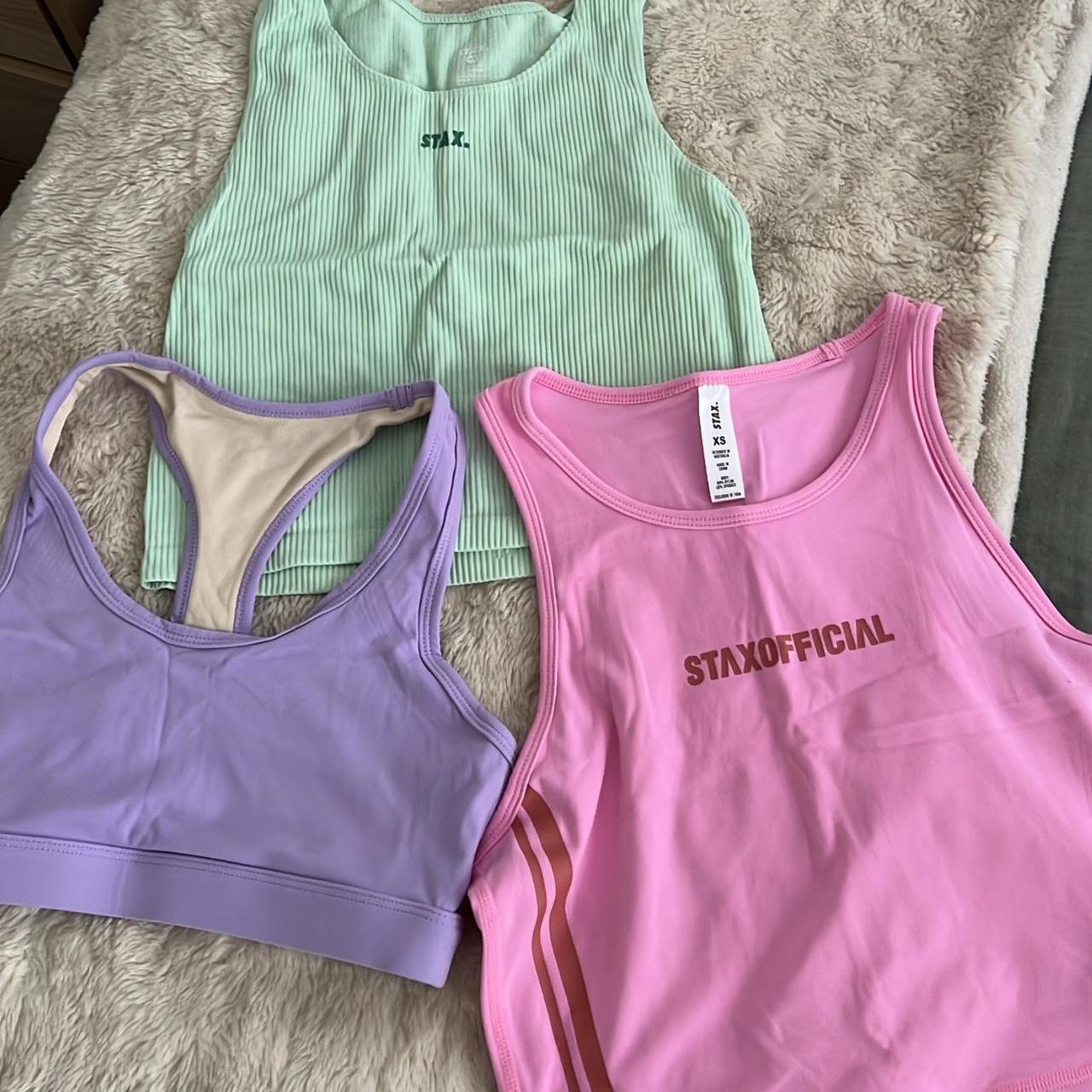 Stax sport tops, $10 each or all 3 for $25 - Depop