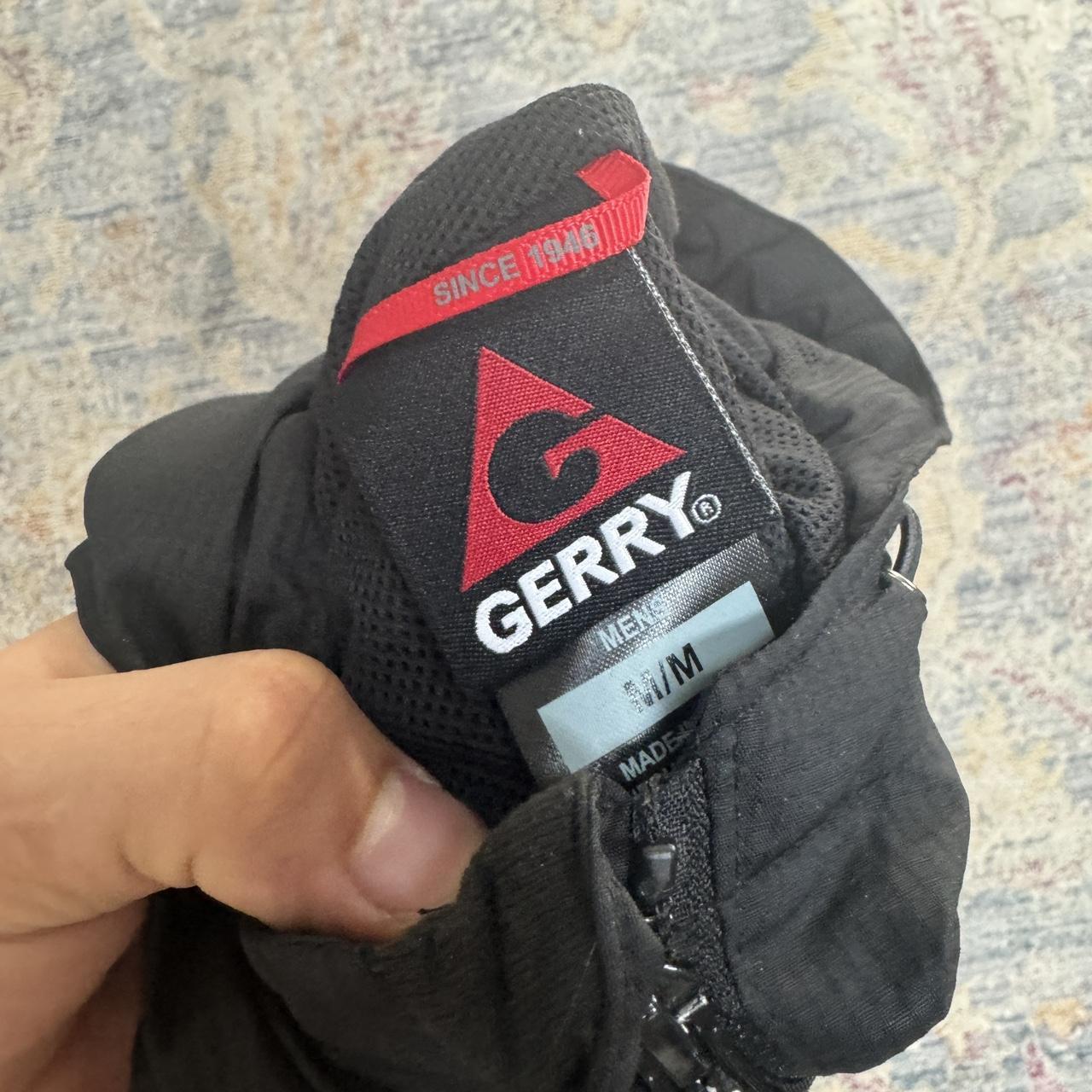 Gerry all black wind breaker/rain jacket. Size M.... - Depop