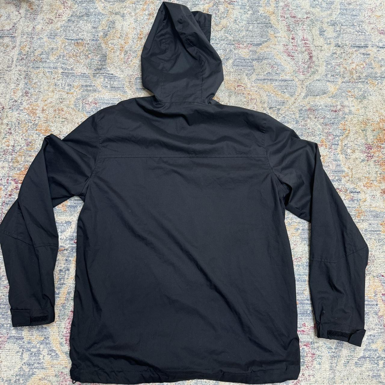 Gerry all black wind breaker/rain jacket. Size M.... - Depop