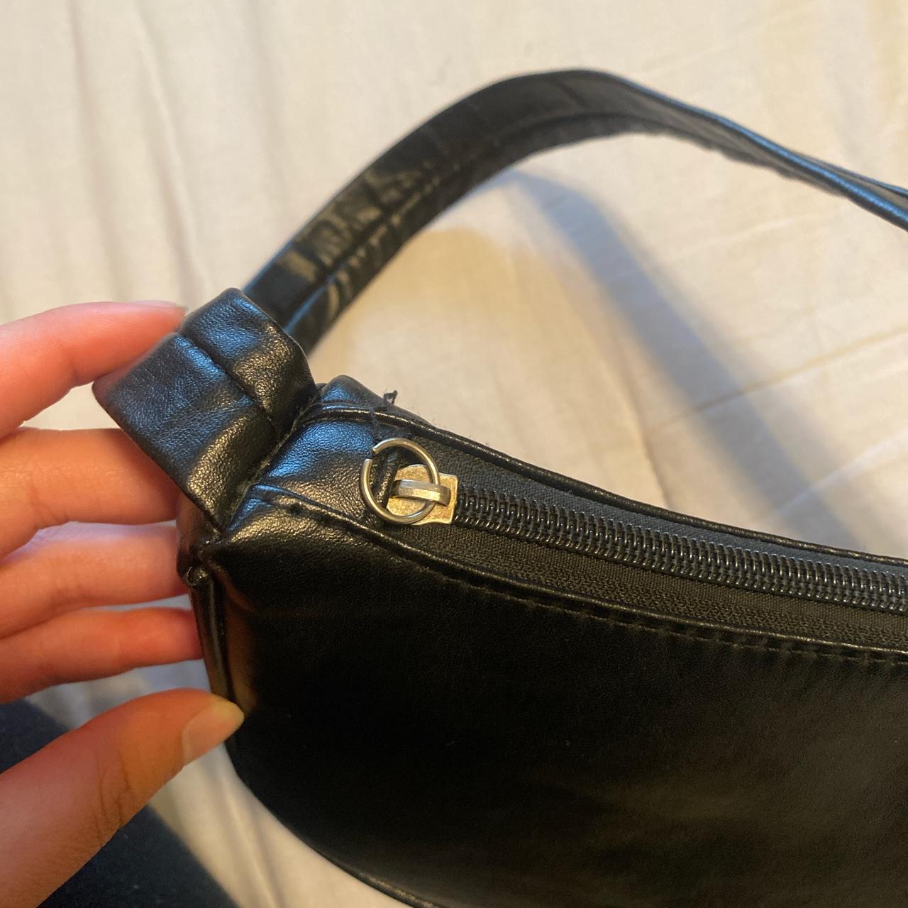 black shoulder bag flaw seen in second picture - Depop