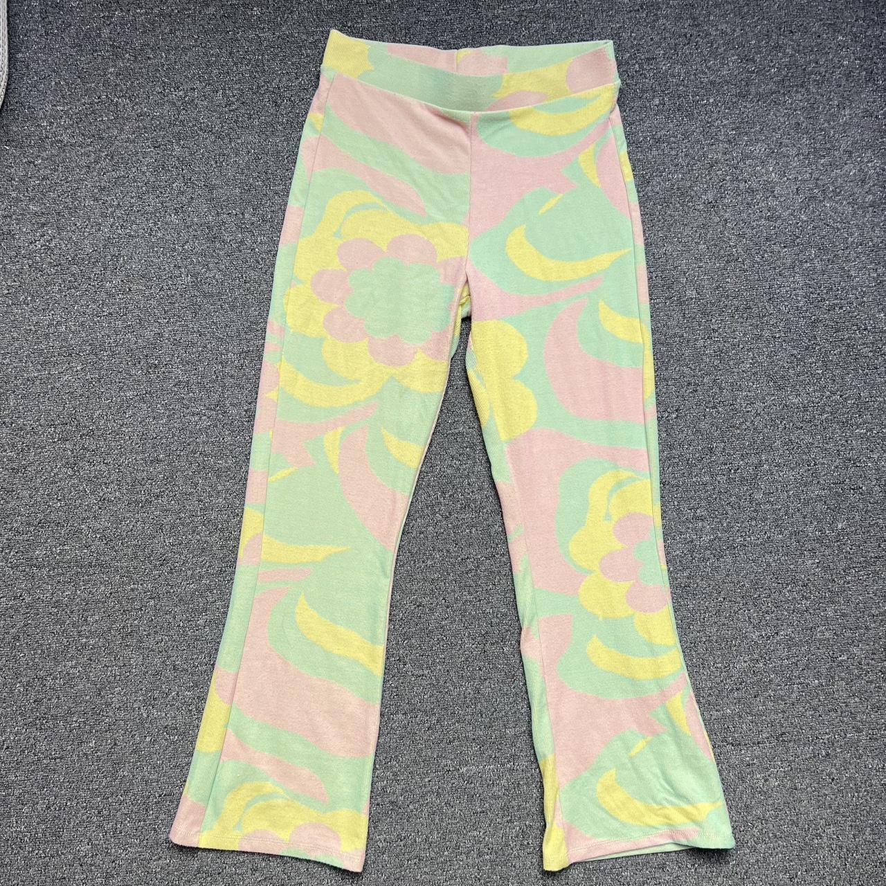 Zara patterned flares Perfect condition, only worn... | Depop