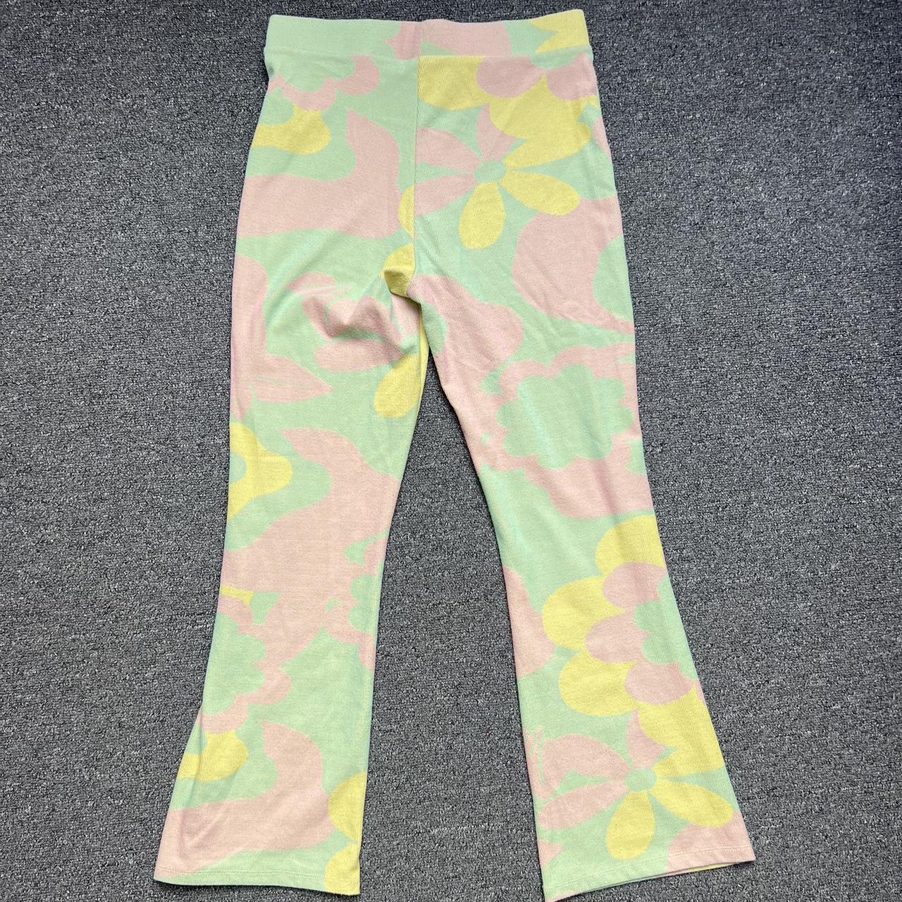 Zara patterned flares Perfect condition, only worn... | Depop