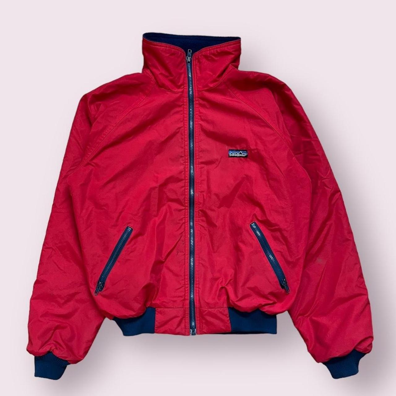 Patagonia Men's Red and Blue Jacket | Depop