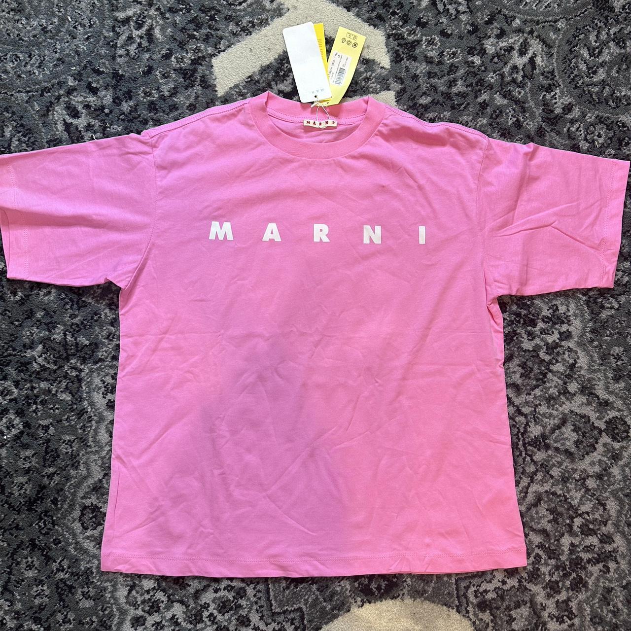 pink marni tee new with tags, paid retail 😔 - Depop