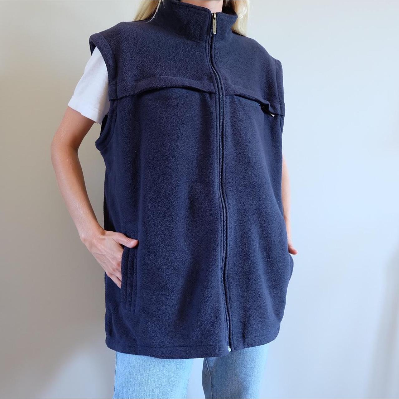 Women's Navy Vest | Depop