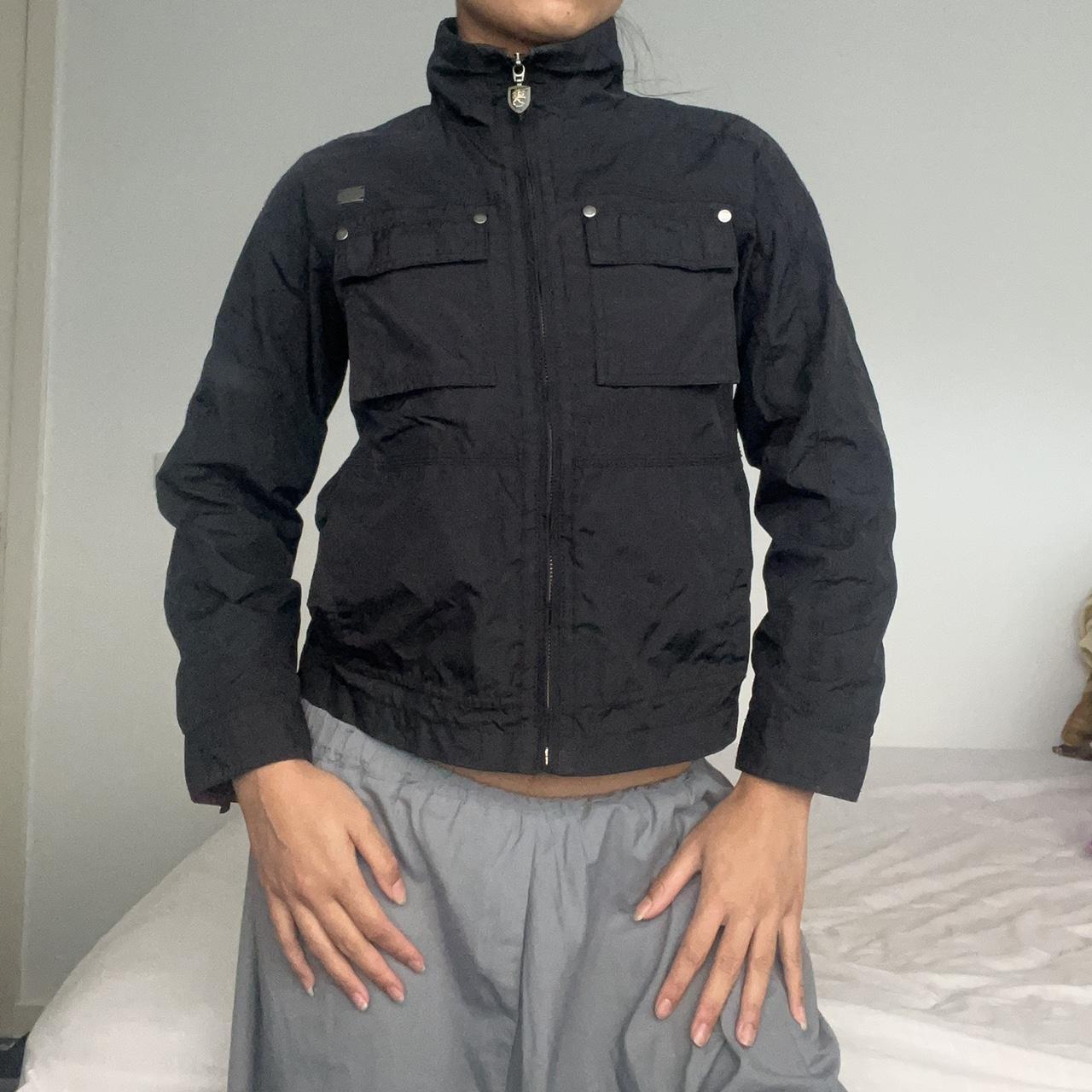 Sick asf cargo style black zip up - shown on a 6,... - Depop