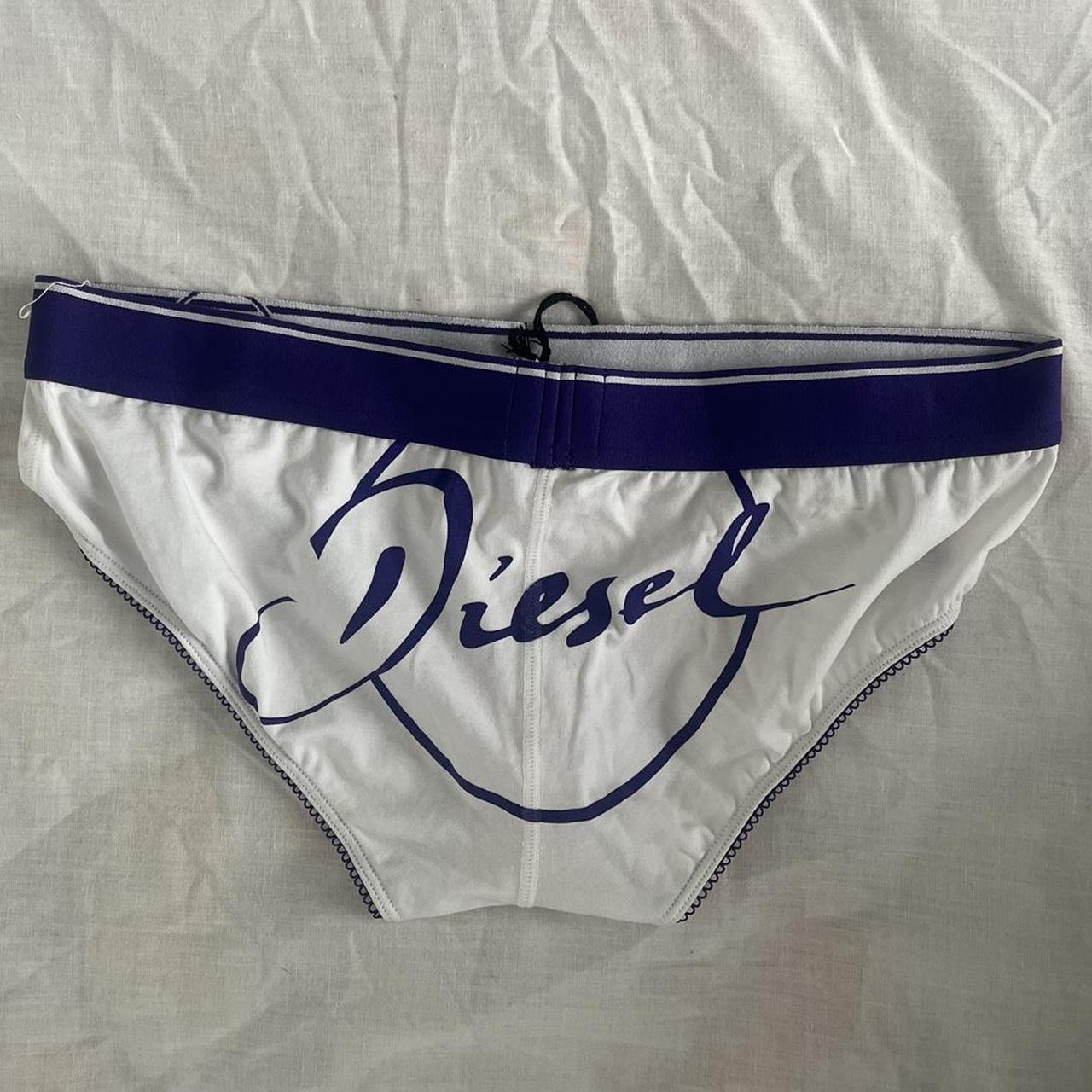 Deep Royal purple vintage deadstock diesel underwear - Depop