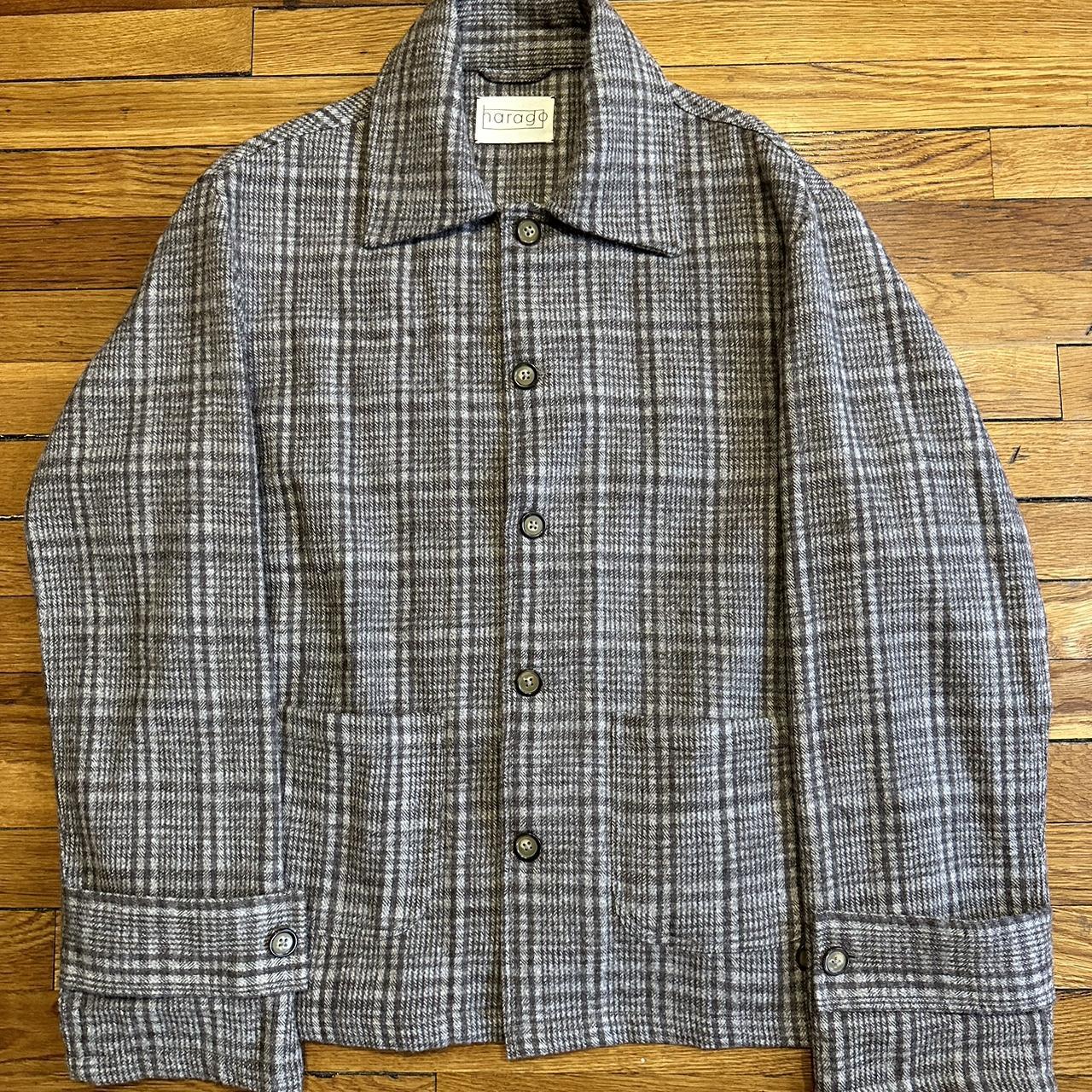 Harago Blouson Jacket Size XL Handwoven in... - Depop