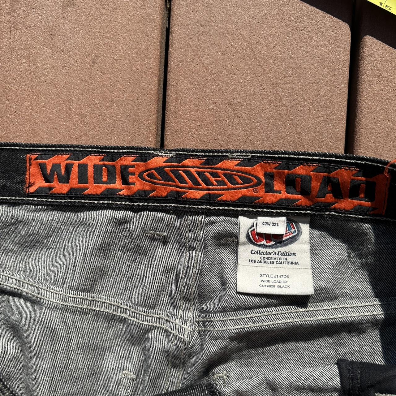 Super Sick Jet Black Wide Load JNCOS Only worn once... - Depop