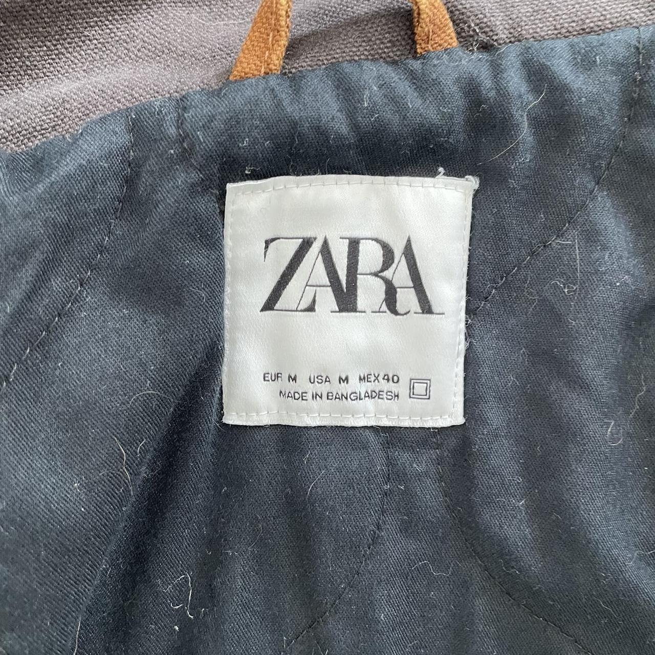 Zara workwear jacket Size medium - Depop