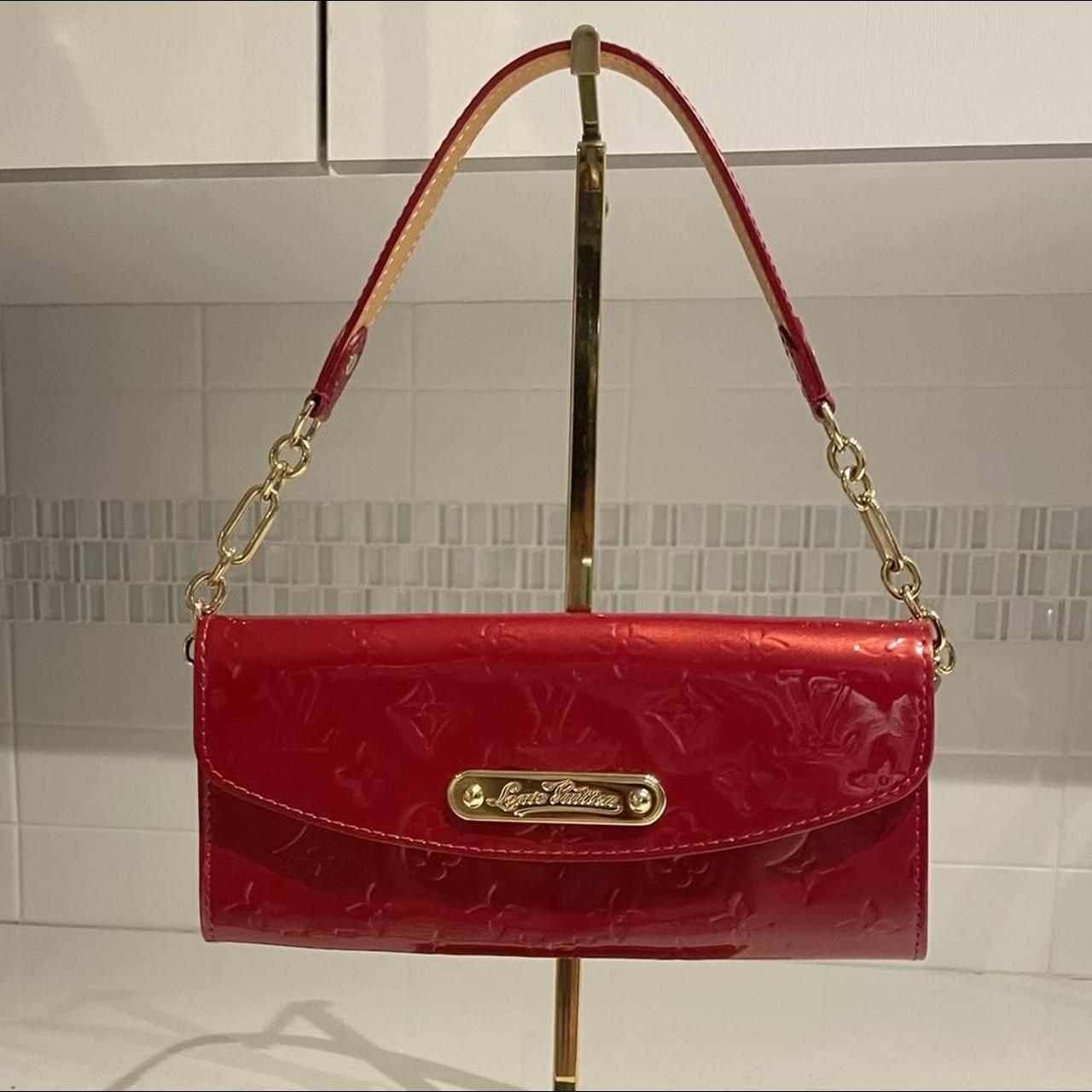 Louis Vuitton vernis red shoulder bag! Super cute... - Depop