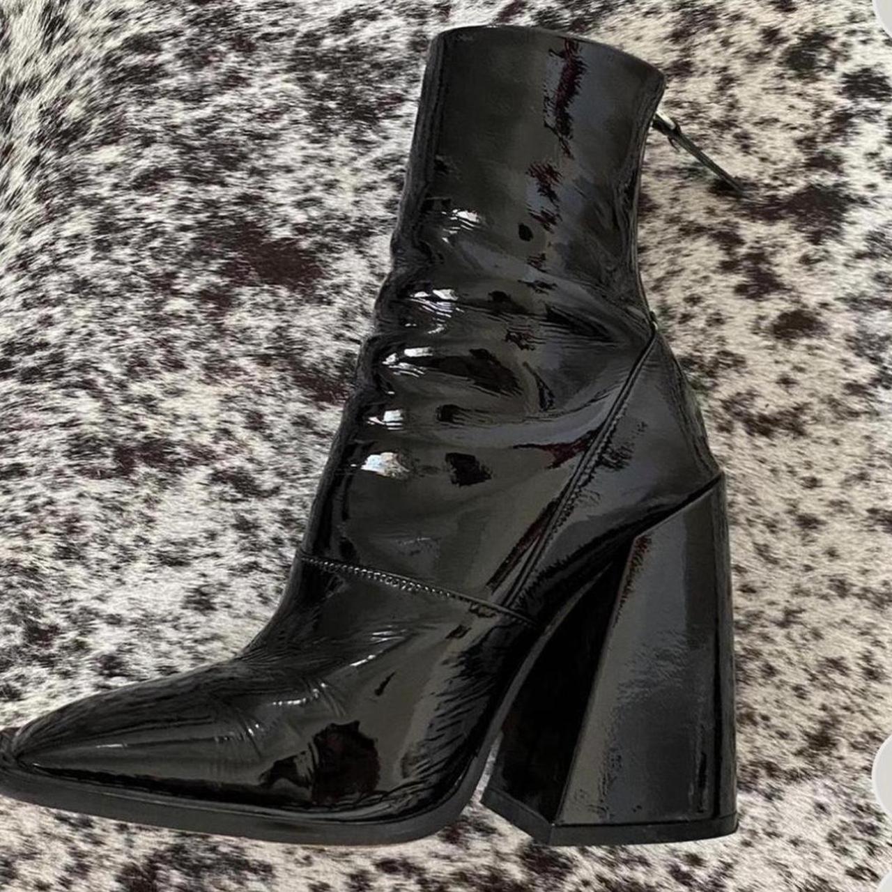 ALIAS MAE patent boot Size 39 Love these boots I... - Depop