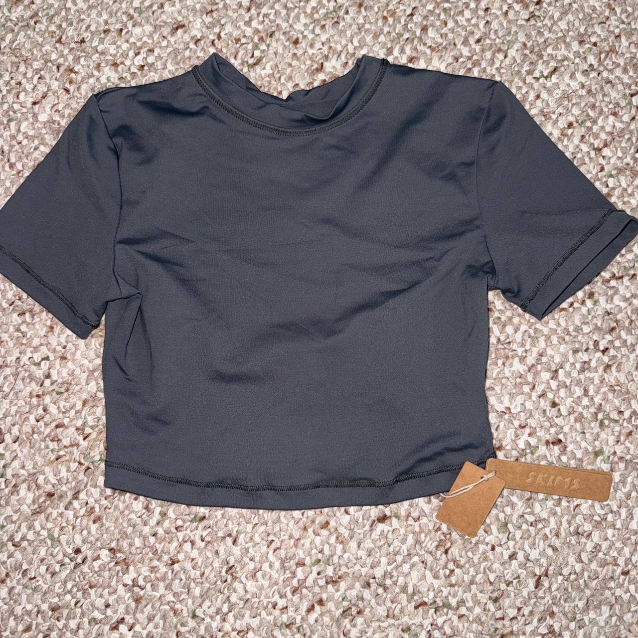 Skims swim crop top Size xxs New with tags #skims... - Depop