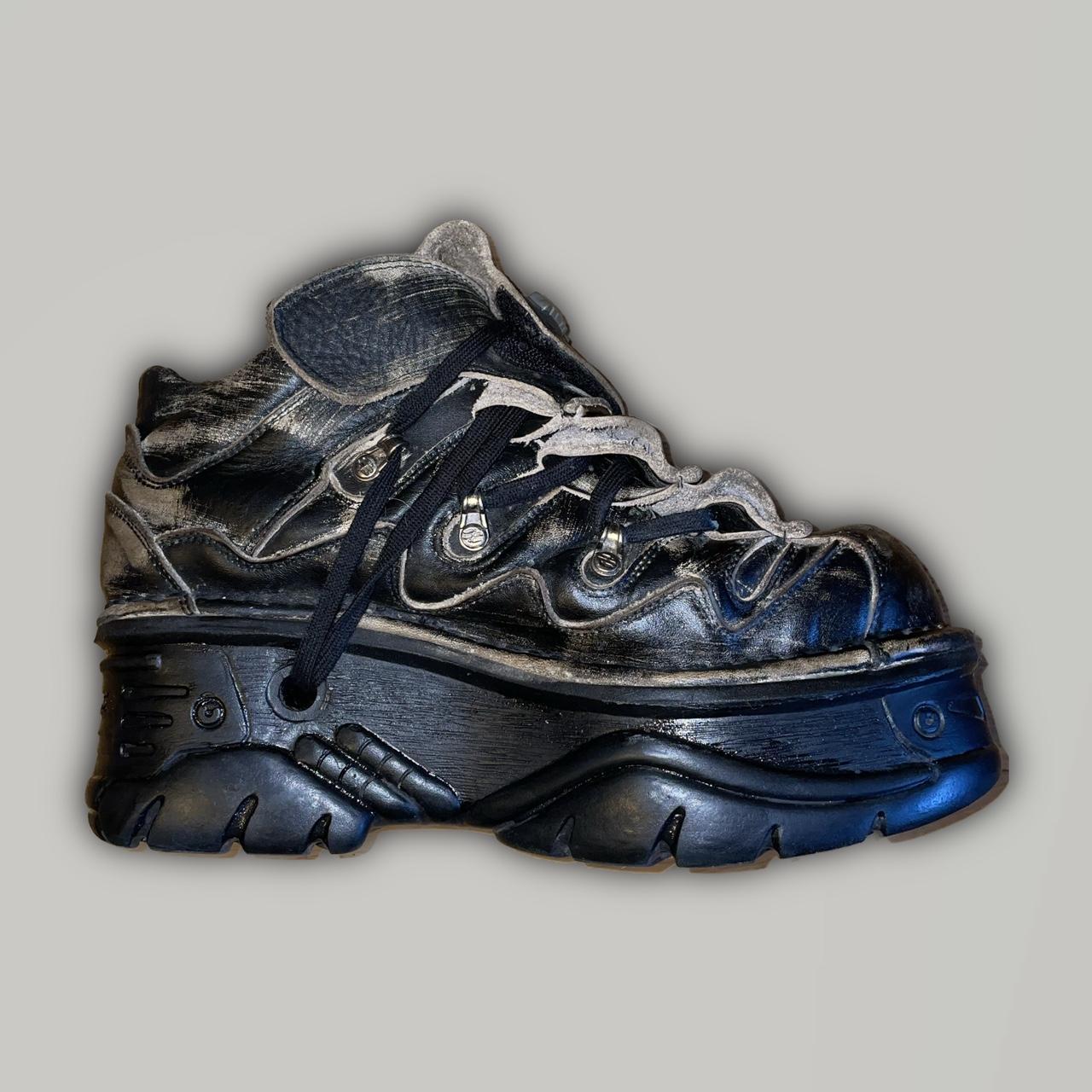 Vintage 00’s Rare New Rock Alternative Punk Platform... - Depop