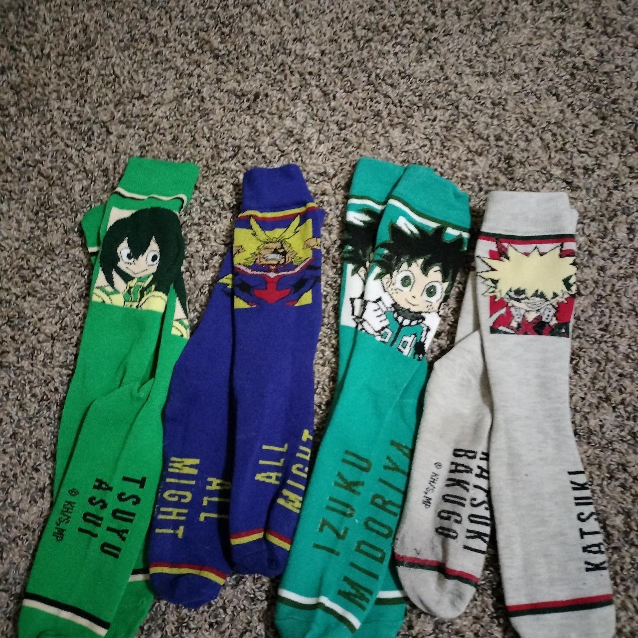 My Hero Academia socks #mha #anime #myheroacademia... - Depop