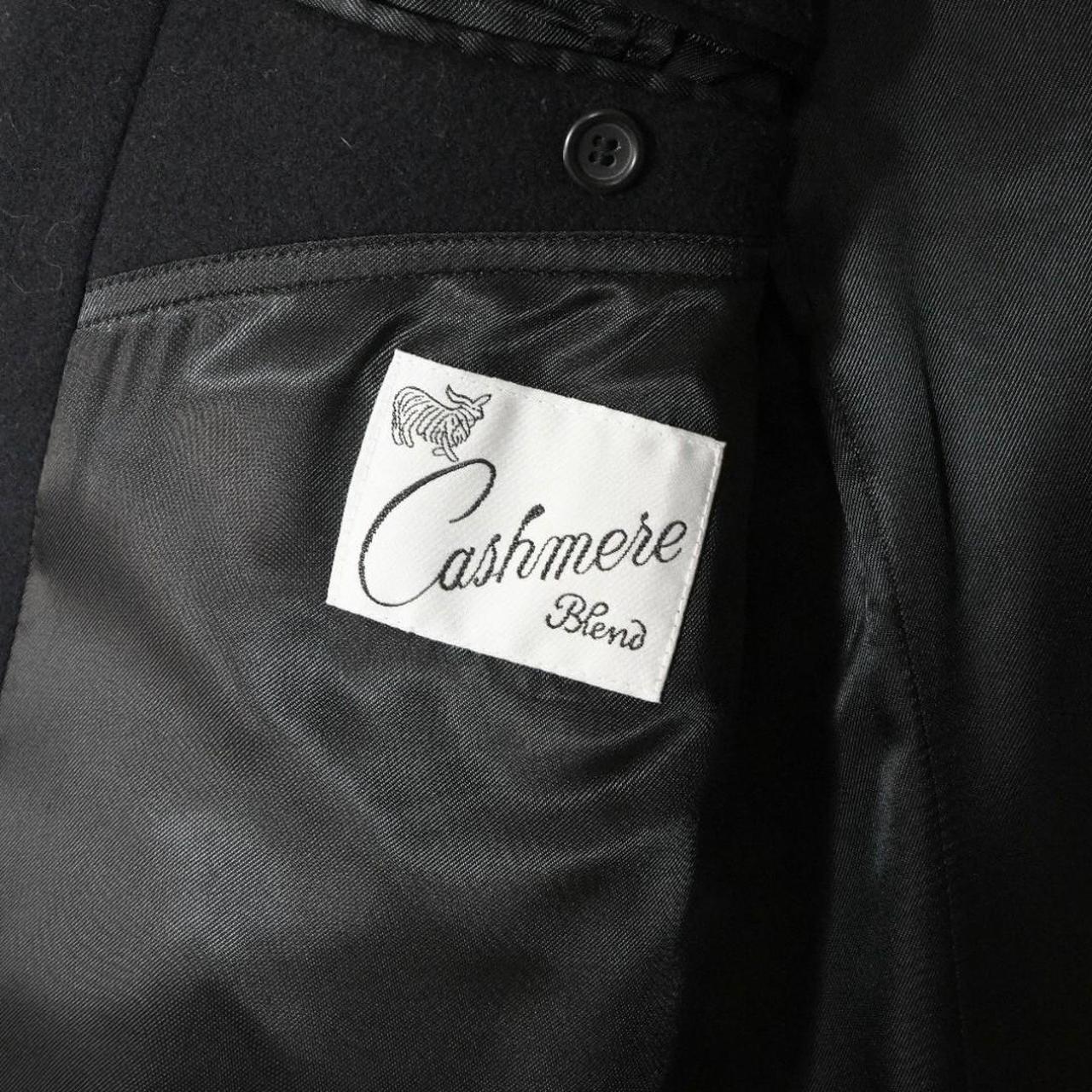 Black 100% Cashmere, Viscose lining Varteks Tailored... - Depop