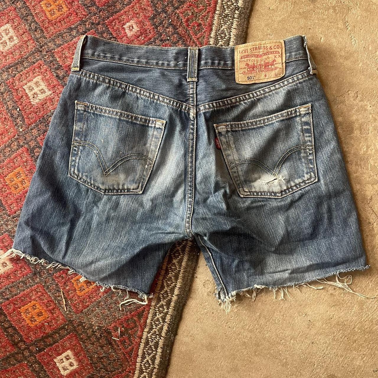 Levi’s 501 cut offs w30 have come apart at the sides... - Depop