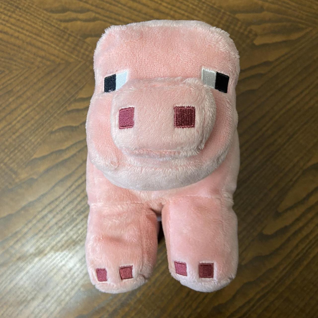 Minecraft pig plush / stuffed animal 12” x 4” x 6”... - Depop