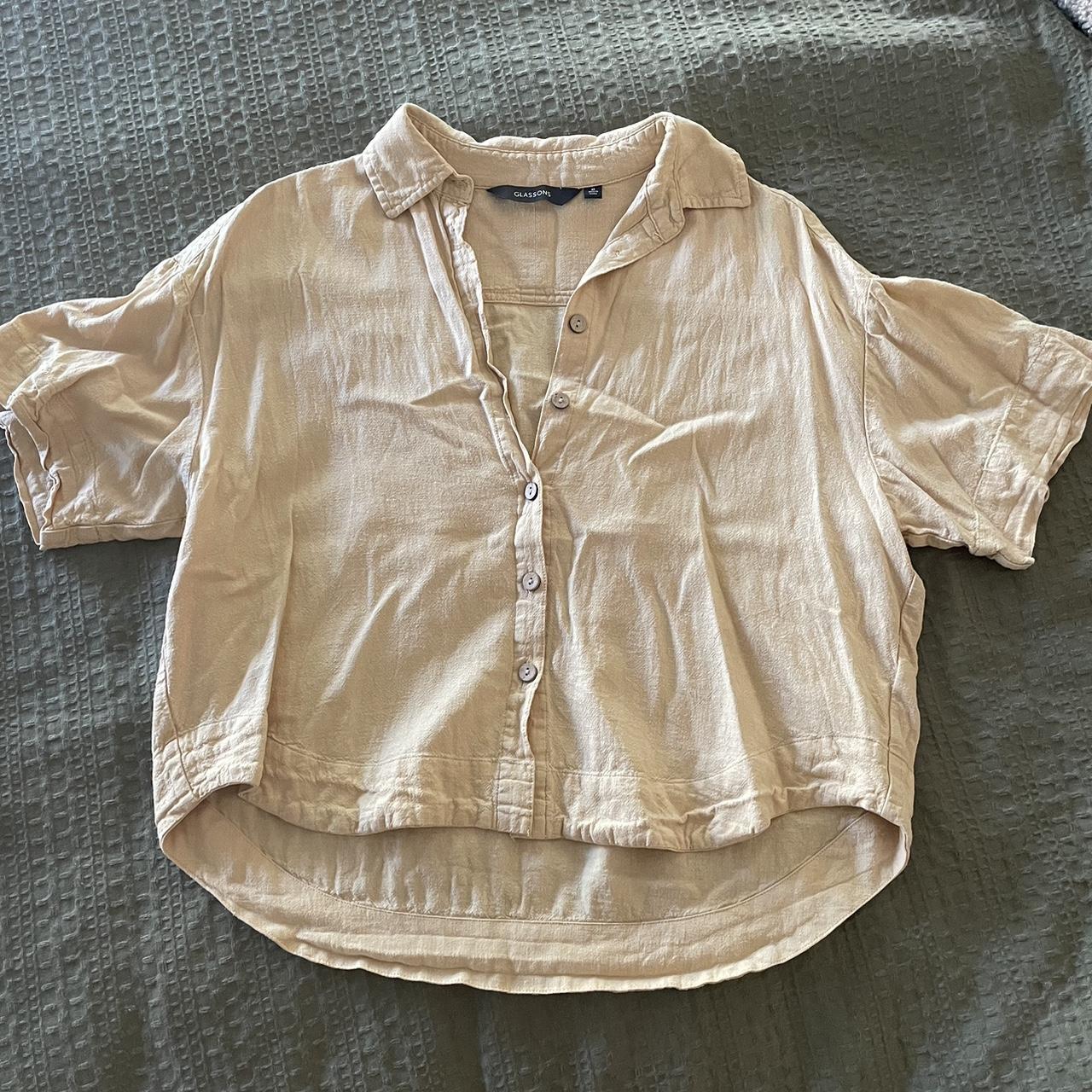 Glassons button up shirt Size 6 Great condition,... - Depop