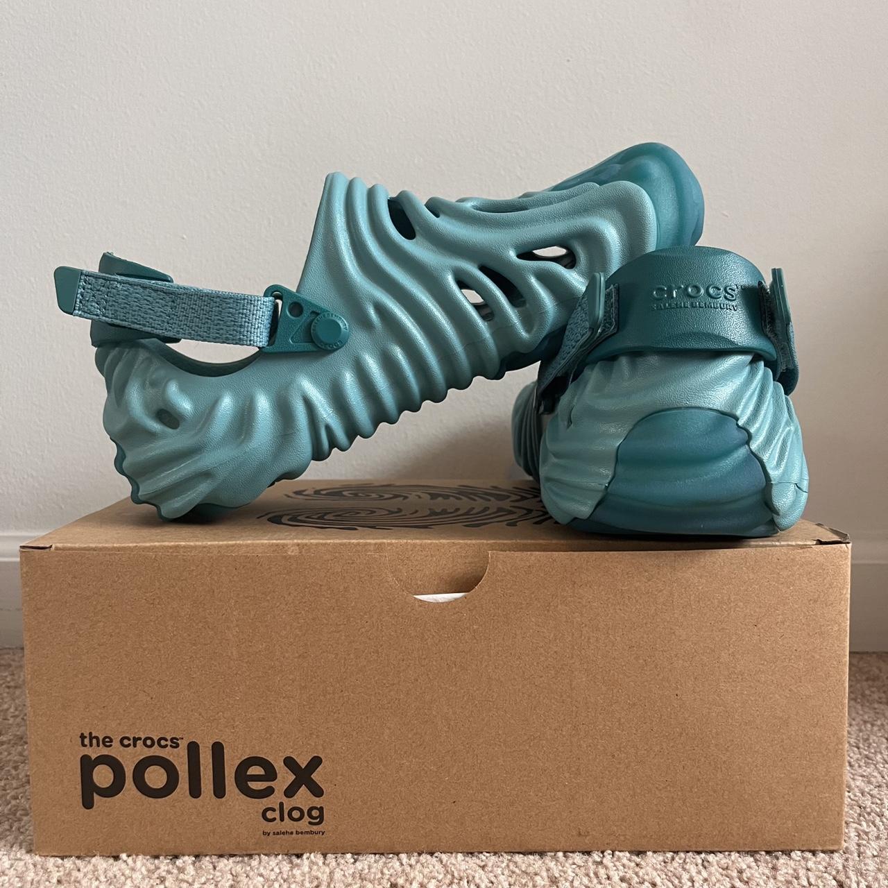 Turq Tonic Crocs x Salehe Bemburry | The Pollex... - Depop