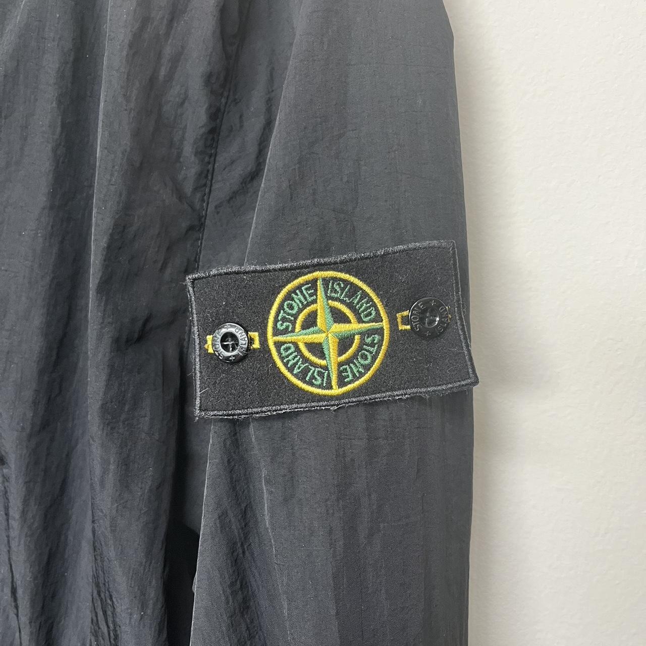 Bootleg stone island zip up water repellent... - Depop