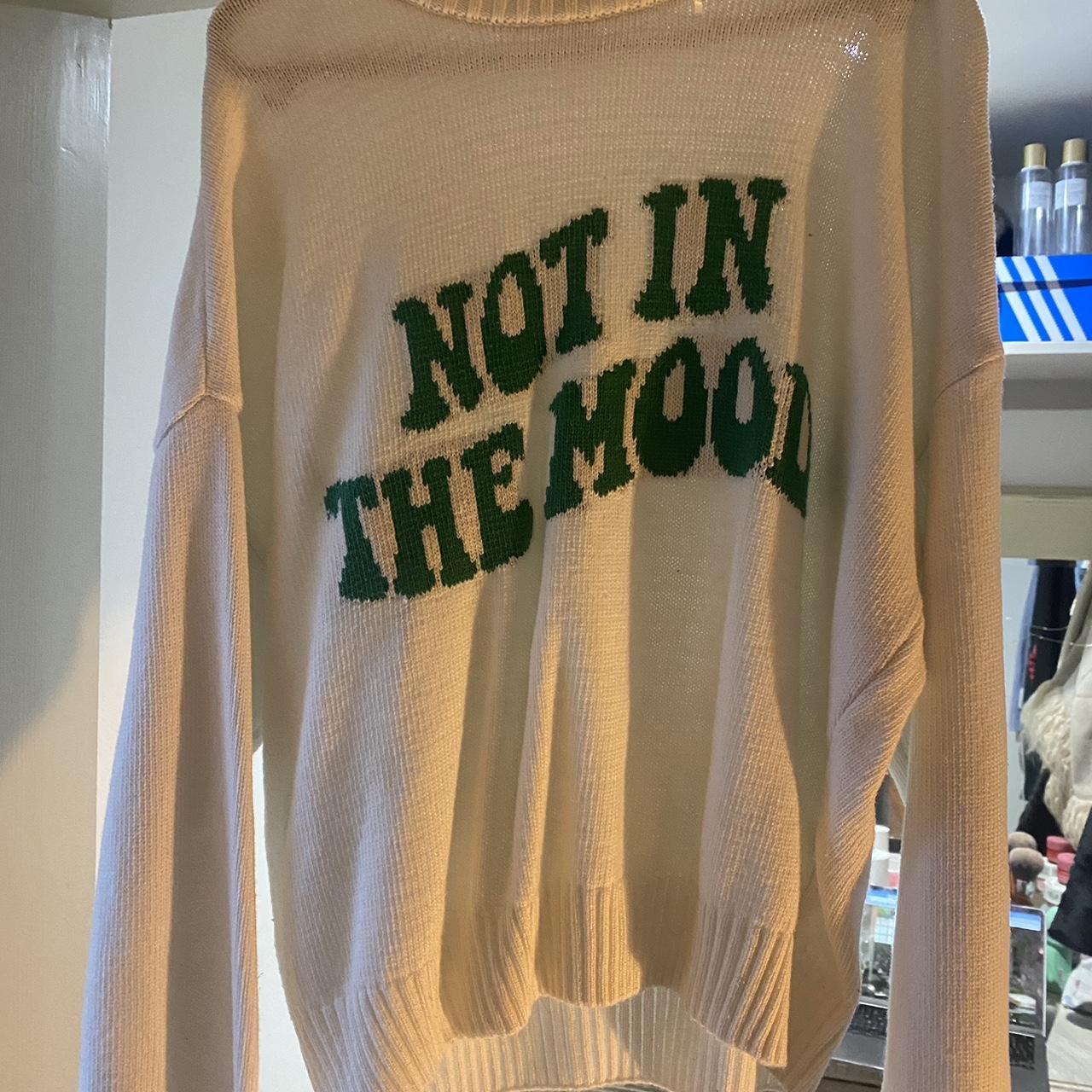 subdued “not in the mood” jumper, too small for me... - Depop